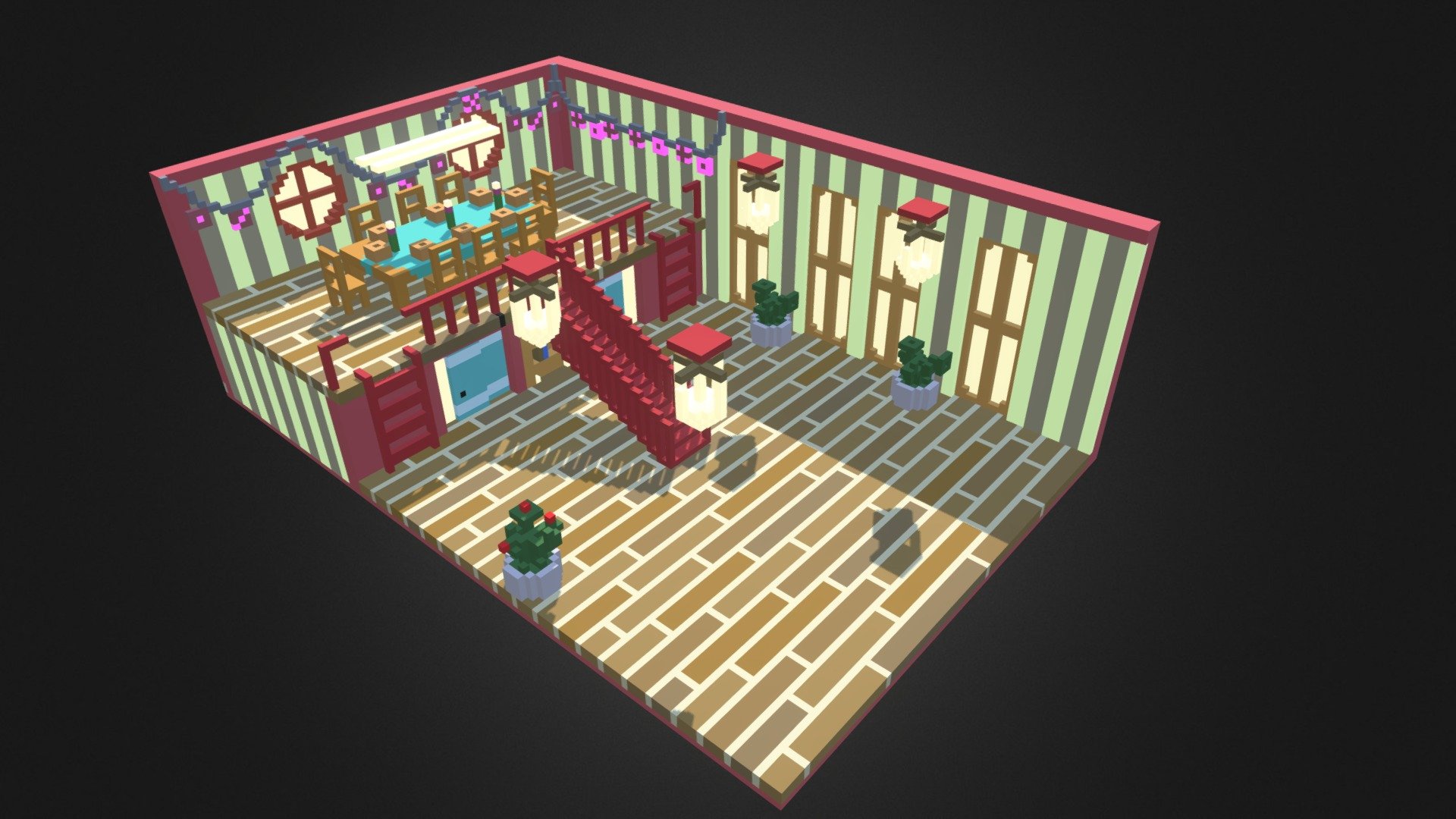Open House Model - Download Free 3D model by Corg (@CorgsModels ...
