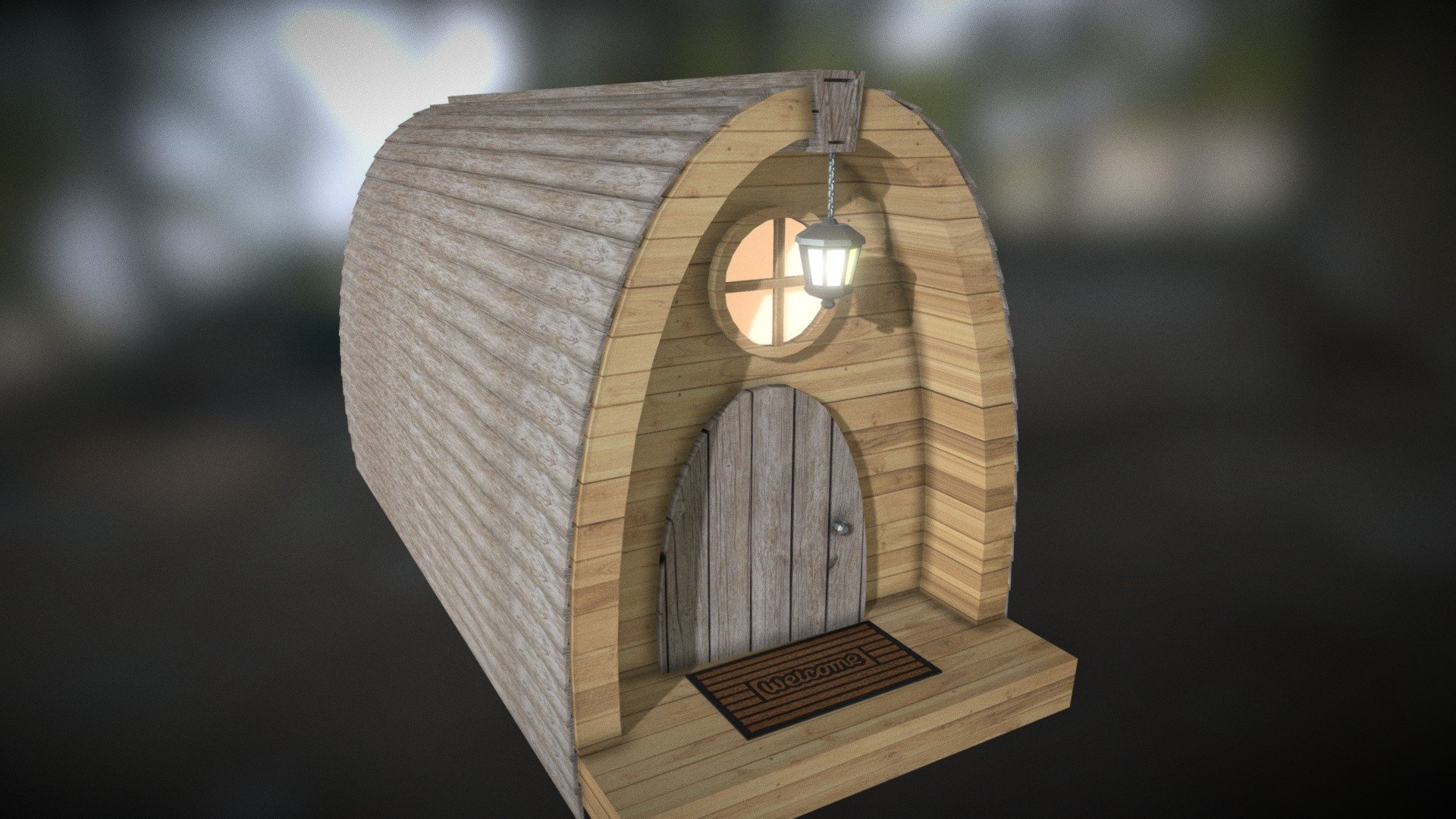 Wooden Pod - Download Free 3D model by Yacoob (@muammar.yacoob ...