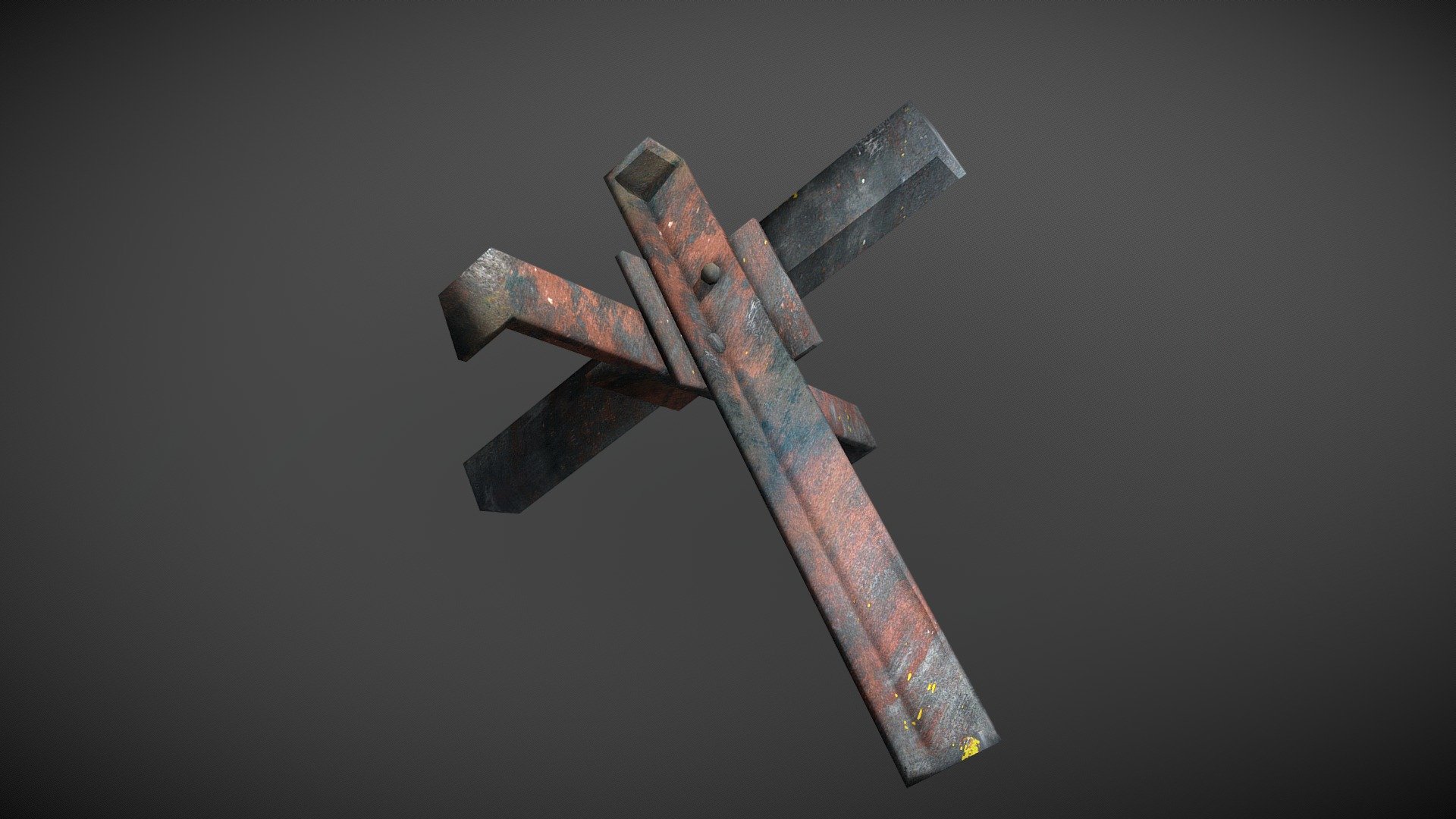 Tank Trap - 3D model by Jordan Whiteside (@The_Whiteside) [ded49ab ...