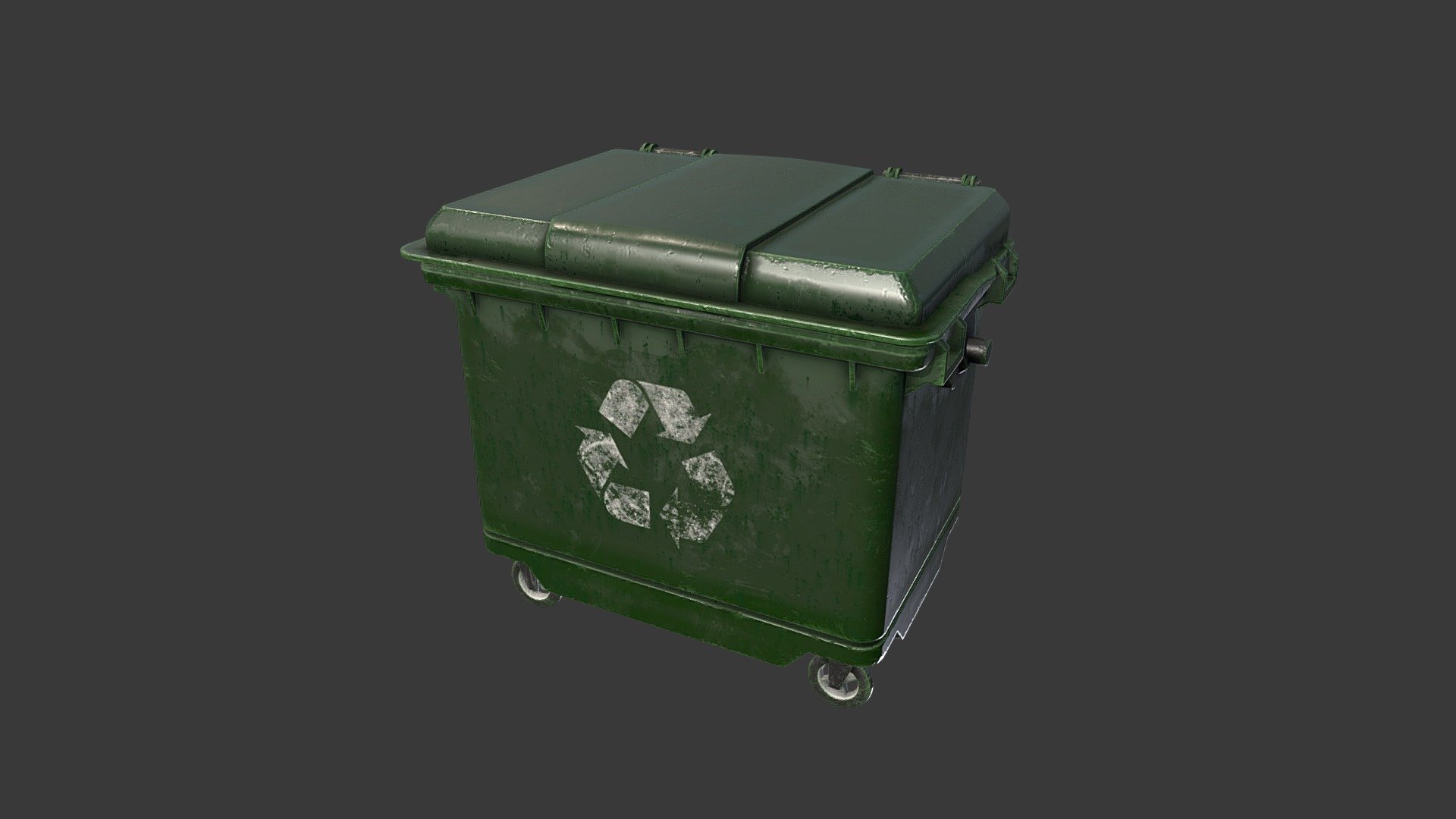 Garbage can - 3D model by AgitAngst [ded4ab4] - Sketchfab