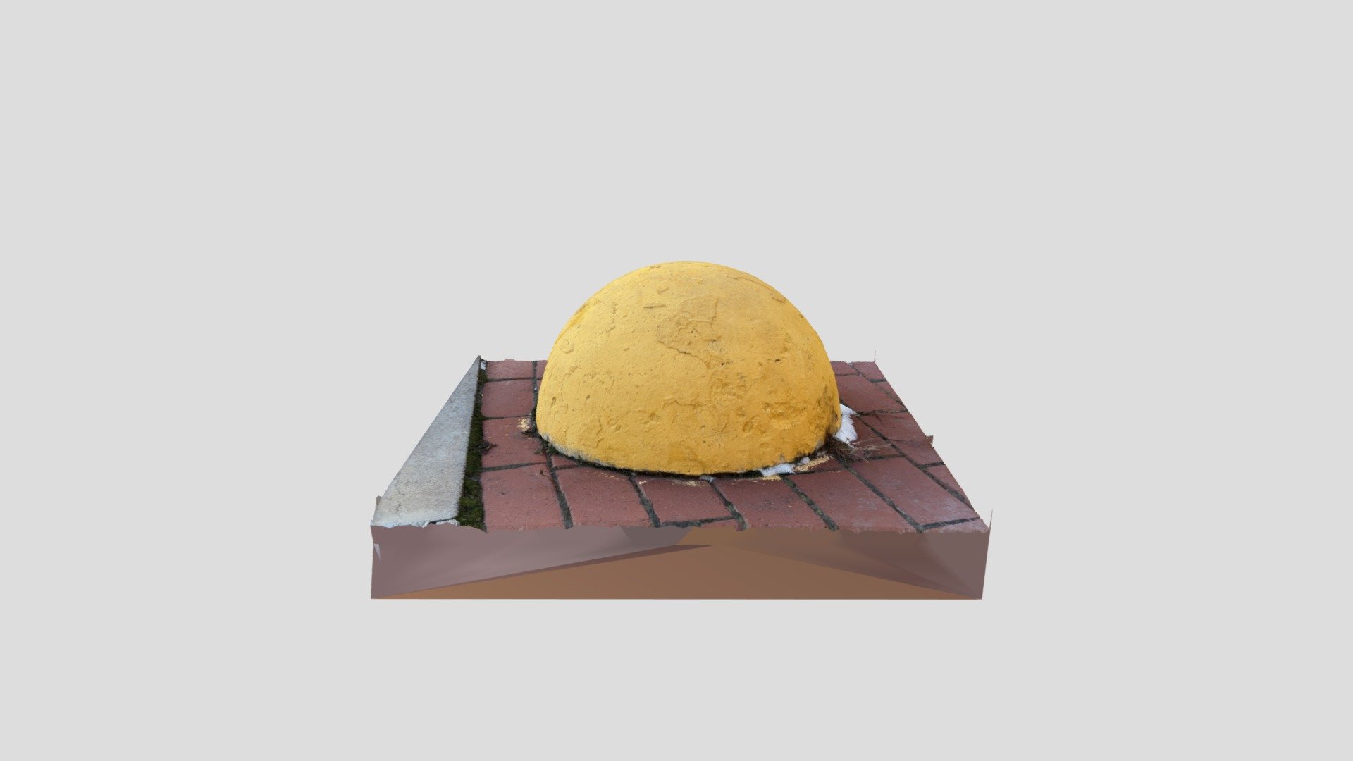 Yellow road barrier block - Download Free 3D model by nikita11331155 ...