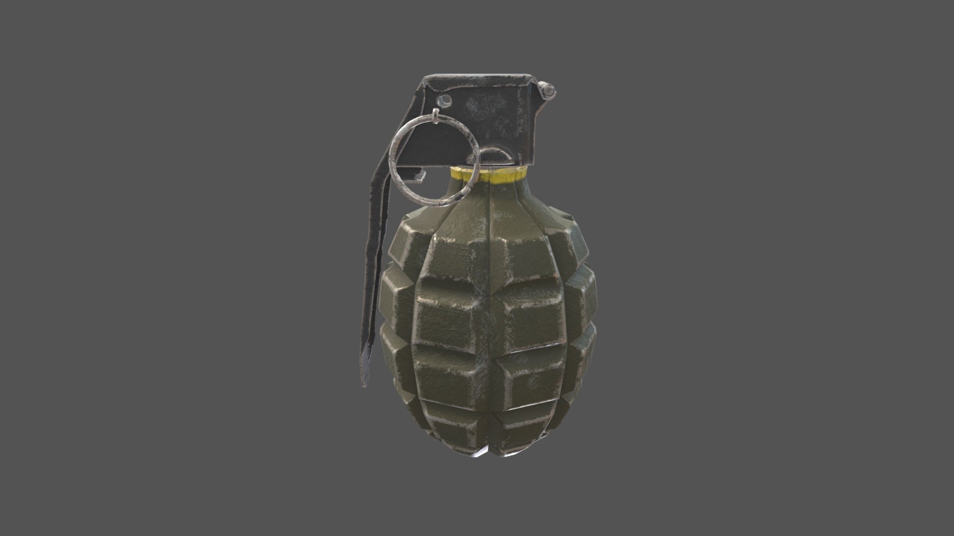 Worn out hand grenade - 3D model by mattylion [ded56c2] - Sketchfab