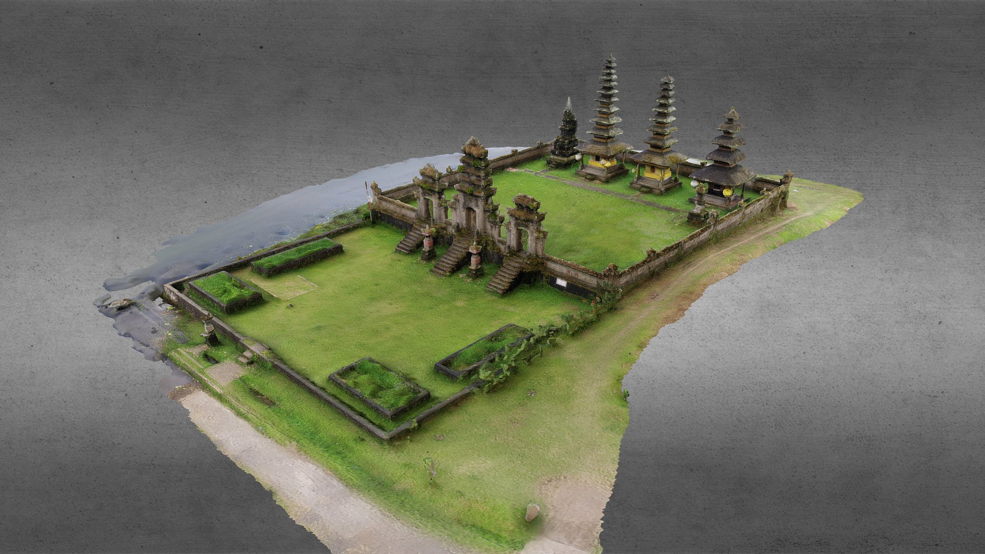 Pura Ulun Danu Tamblingan - 3D model by ap-photogallery [ded594d ...