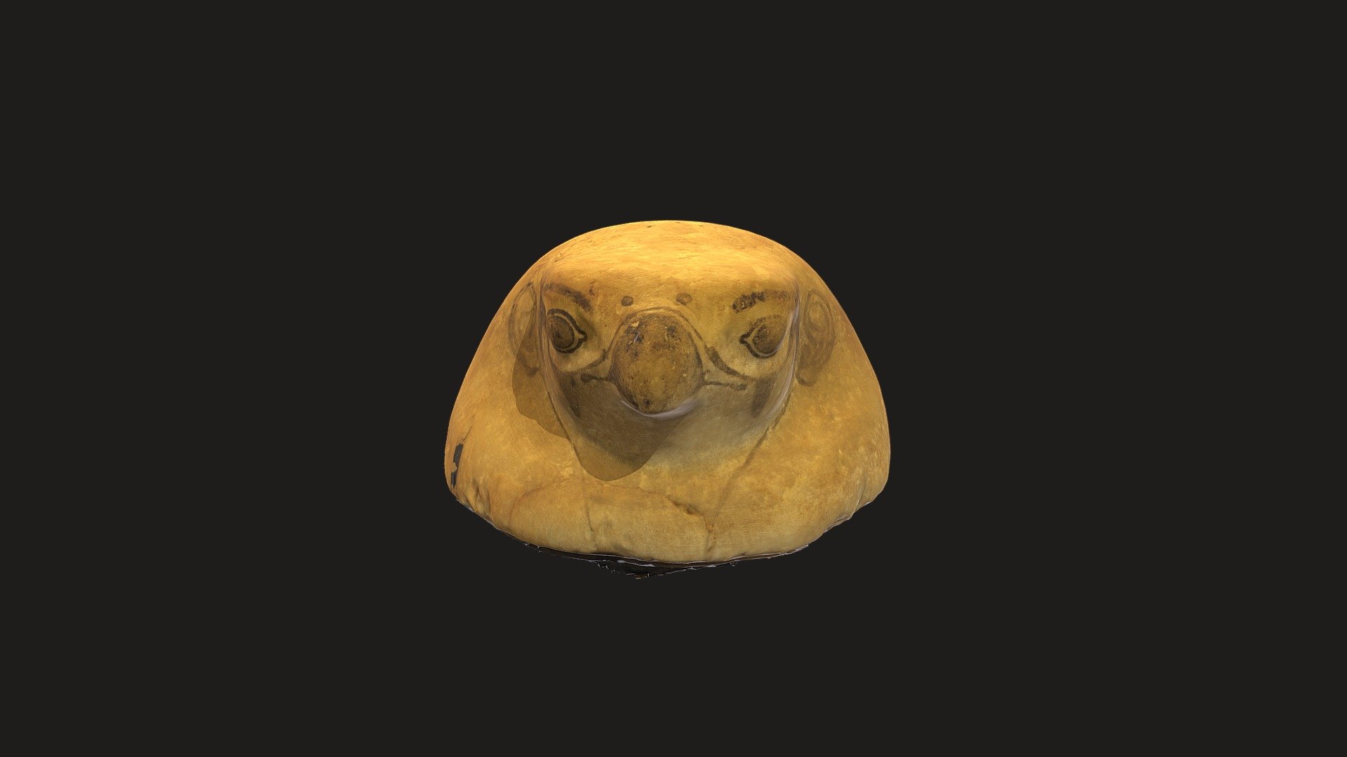 Alabaster vase cover Kebhsennef the Hawk - 3D model by iuegypt [ded64de ...