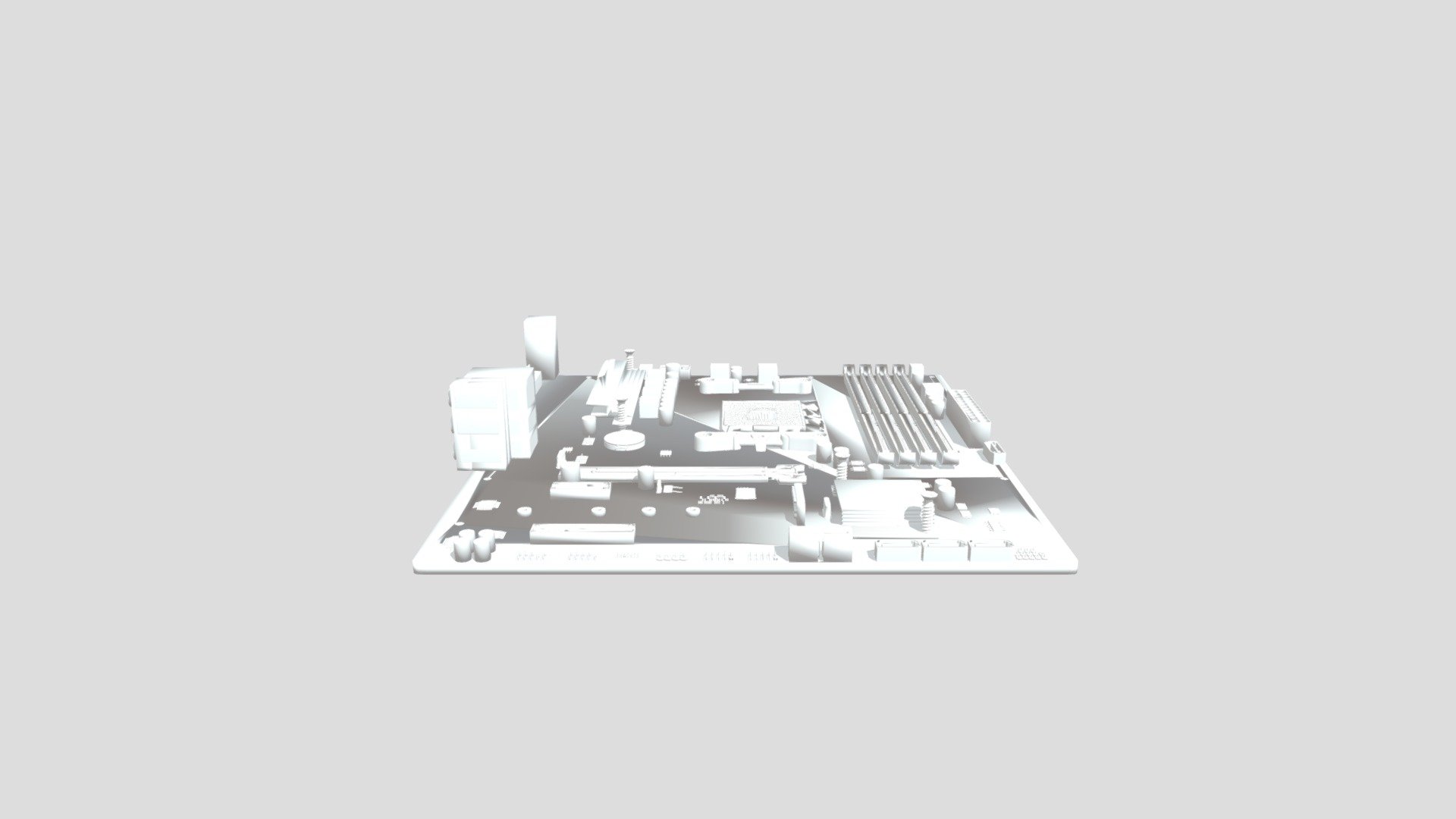 motherboard - 3D model by erikyavrumyan [ded821c] - Sketchfab