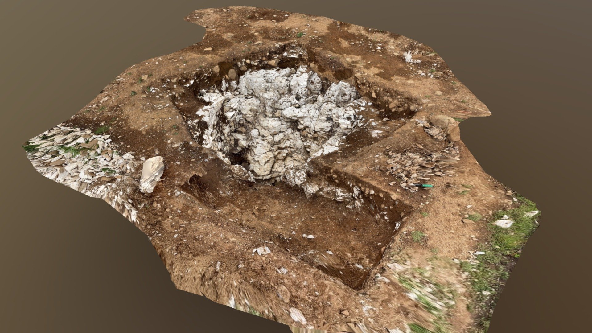 Neolithic flint extraction pit - Download Free 3D model by fmmltd ...