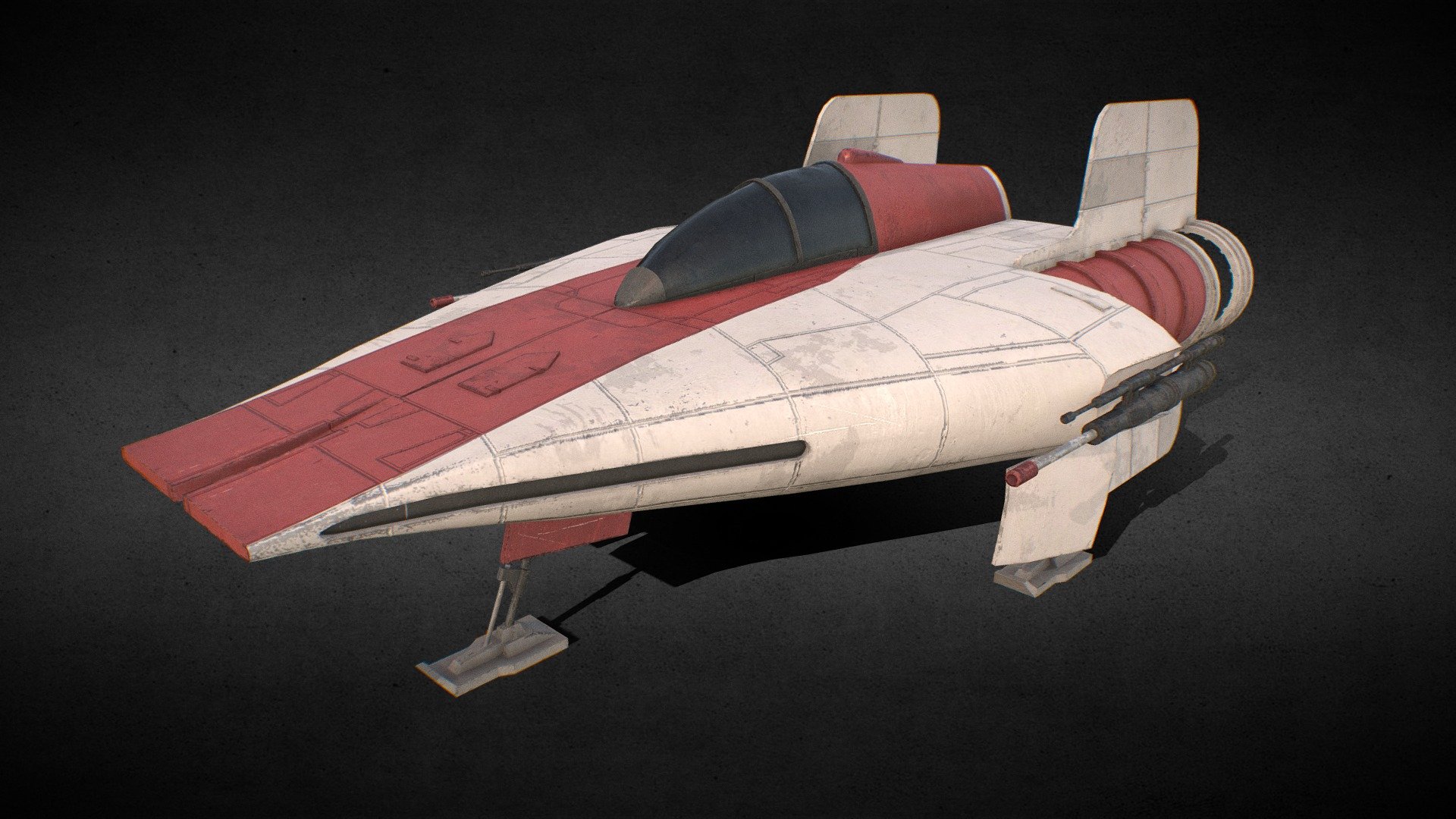 Star Wars A-Wing - Download Free 3D model by LarsH. [deda3f0] - Sketchfab