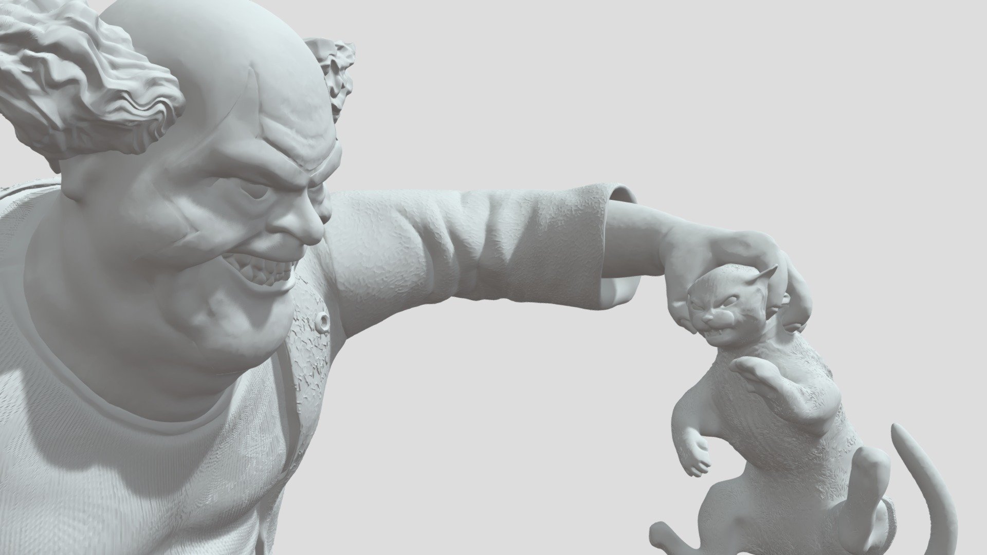 Clown from Spawn (Violator) Free - Download Free 3D model by sergunda ...