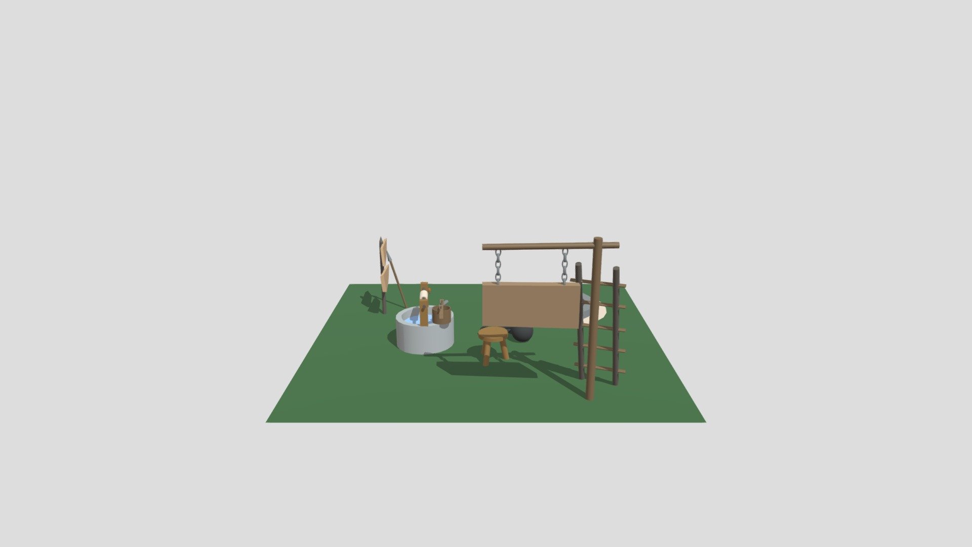 10 Geometric props made in Maya - 3D model by RenCoate117 [dedc42b ...