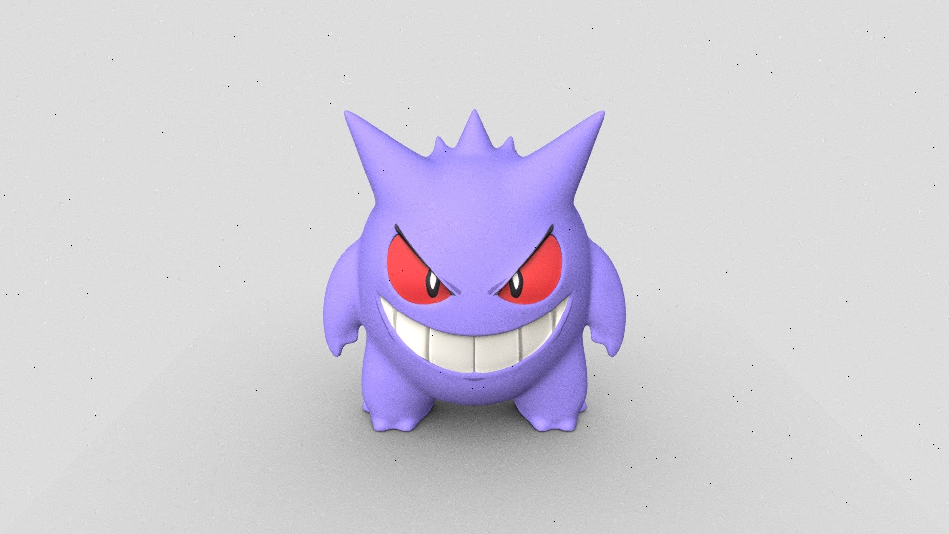 Gengar Pokemon - 3D model by Legume (@le_gume) [dedcb88] - Sketchfab