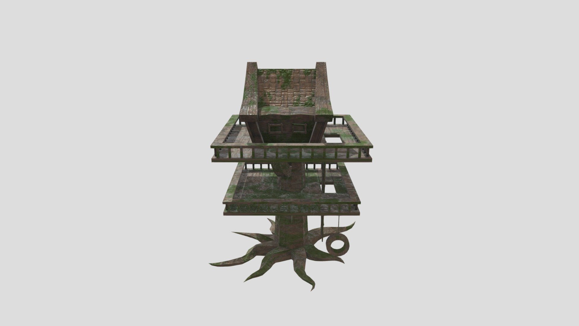 Treehouse - 3D model by zehraadiguzel [dedde32] - Sketchfab
