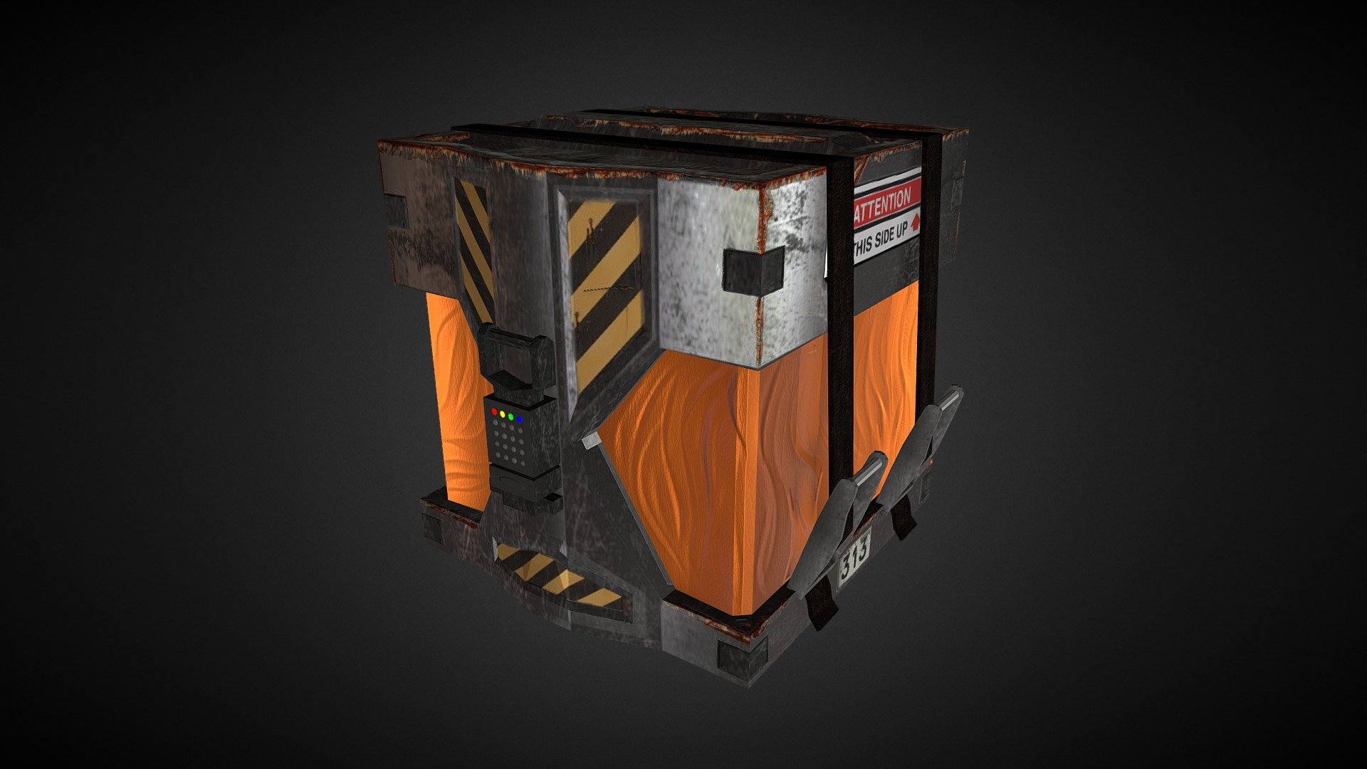 Sci-Fi Crate - 3D model by MrLeighHall (@pizzamacmuffin) [dedff89 ...