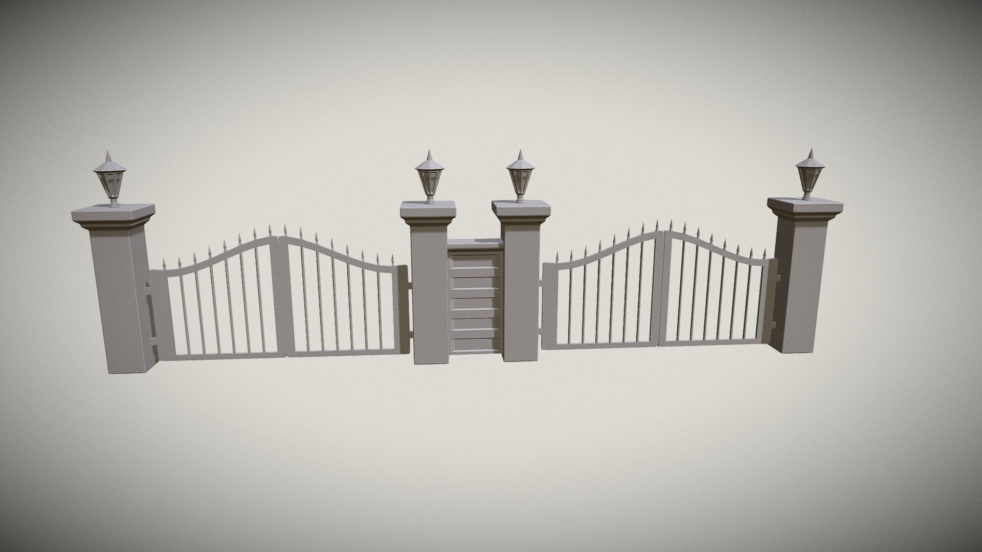 Twin Gate - Download Free 3D model by FatWasHere (@fathin880) [dee1a6b ...