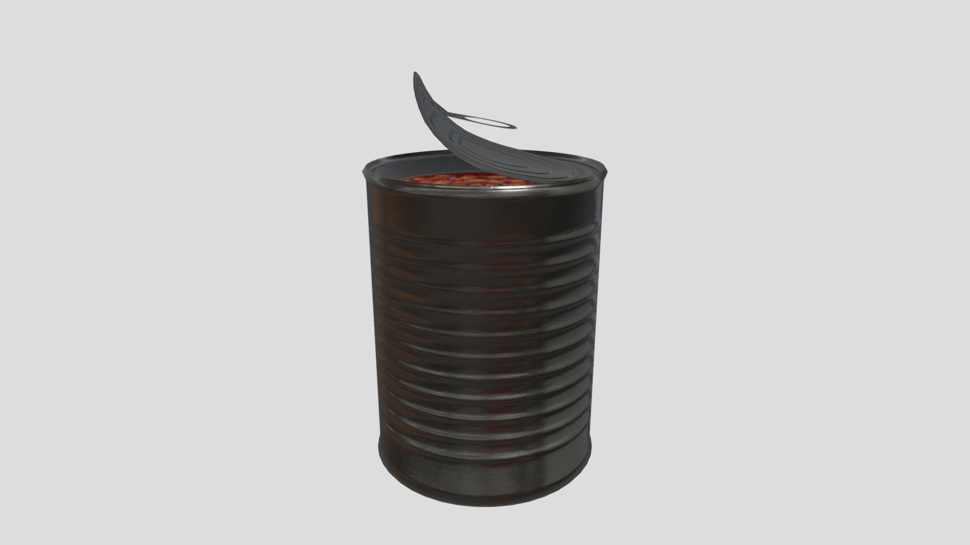 Can-of-beans - 3D model by rhinkle [dee3b1e] - Sketchfab