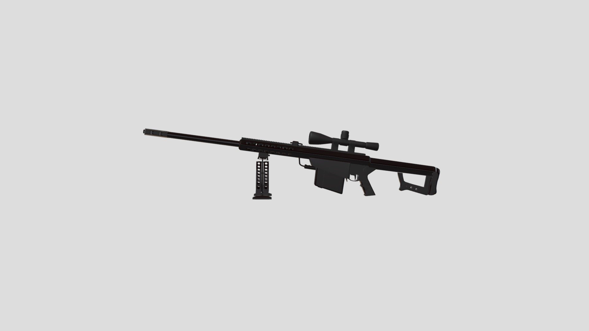 Barrett M82 - Download Free 3D model by The Unknown... (@1514112 ...