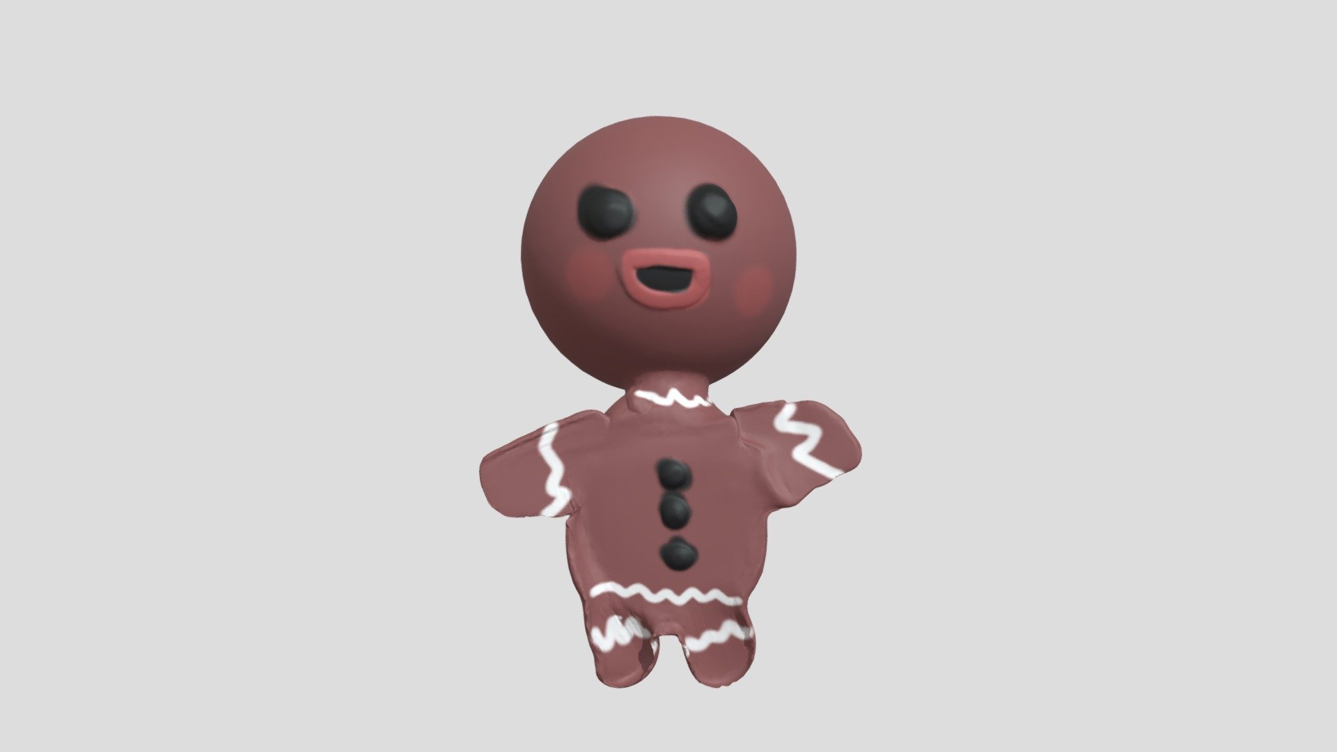 gingerbread man - Download Free 3D model by bubbakoosazlyn [dee6f78 ...