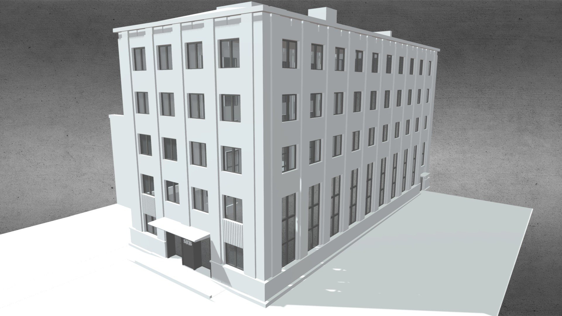 Gedimino pr. 12, Vilnius SEB Bankas - 3D model by northpointlt [dee7fb8 ...