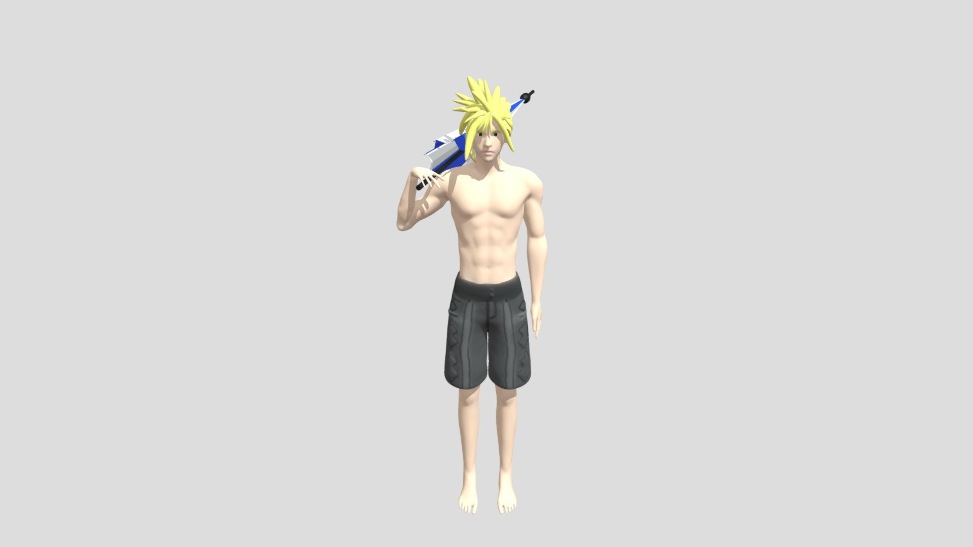 Cloud Strife Finished - 3D model by JackS (@Sourus62) [deea658] - Sketchfab