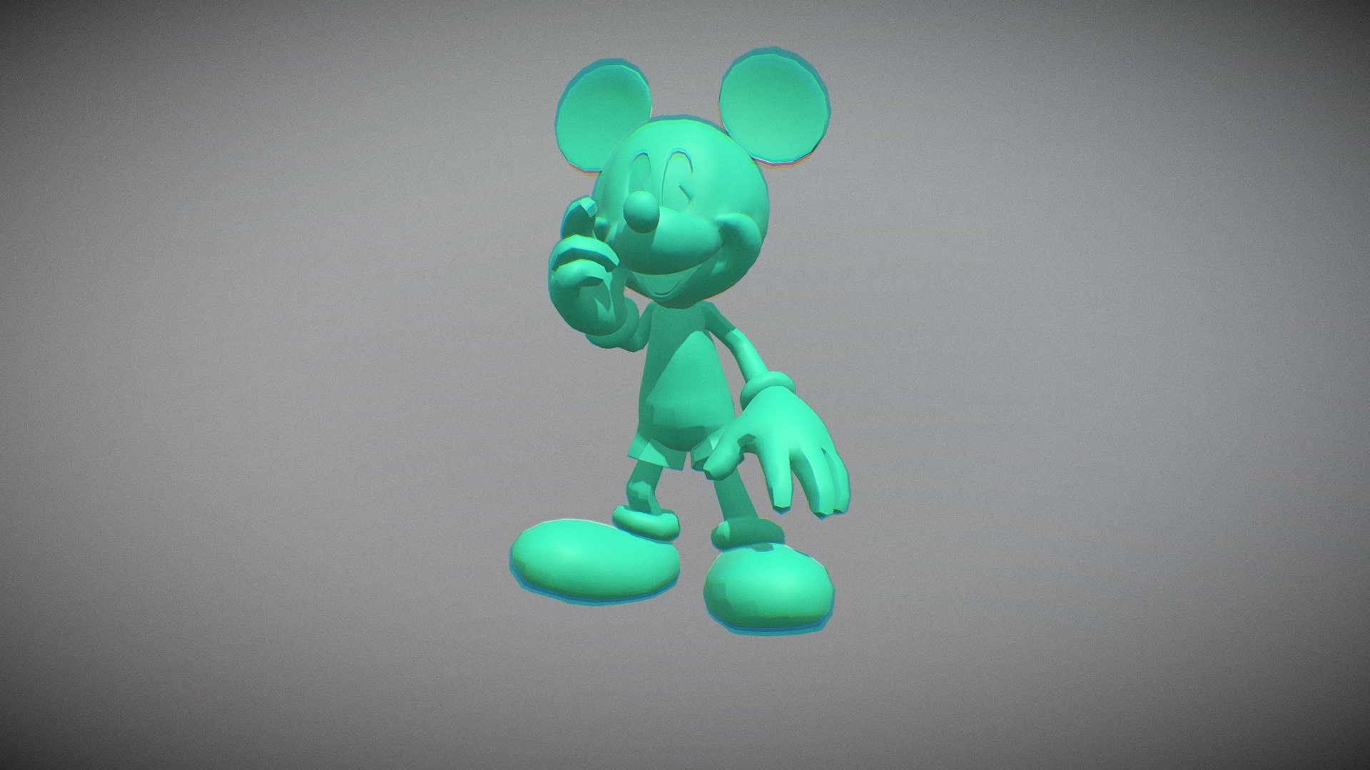 Mickey Running - Download Free 3D model by ...