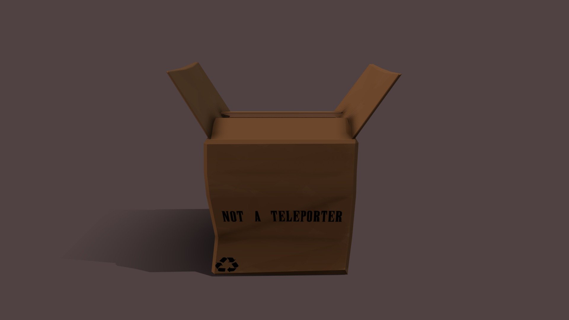 Stylized cardboard box - Download Free 3D model by Coconut (@tomas ...