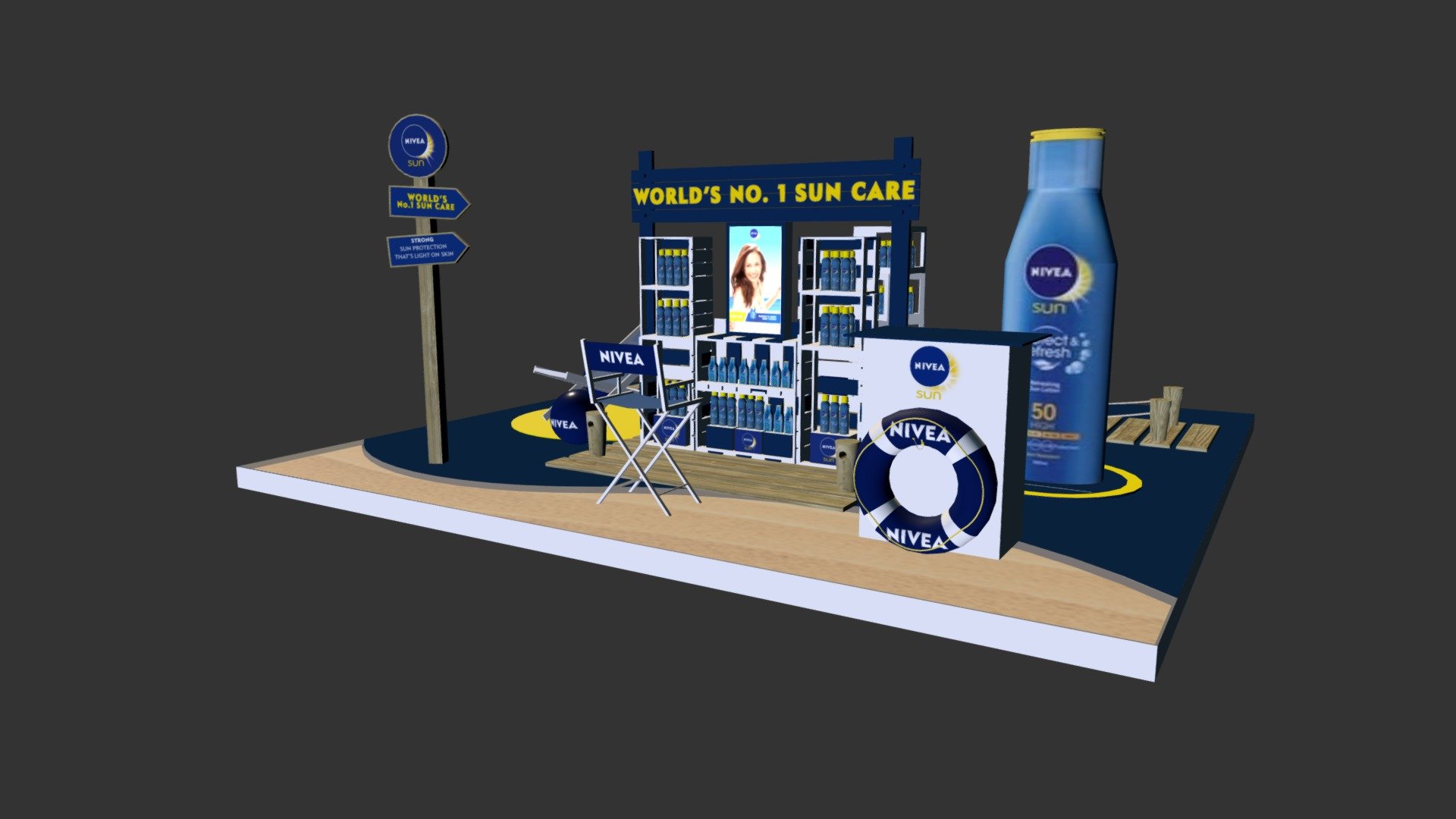 Nivea - 3D model by uchiromulus [def1db4] - Sketchfab