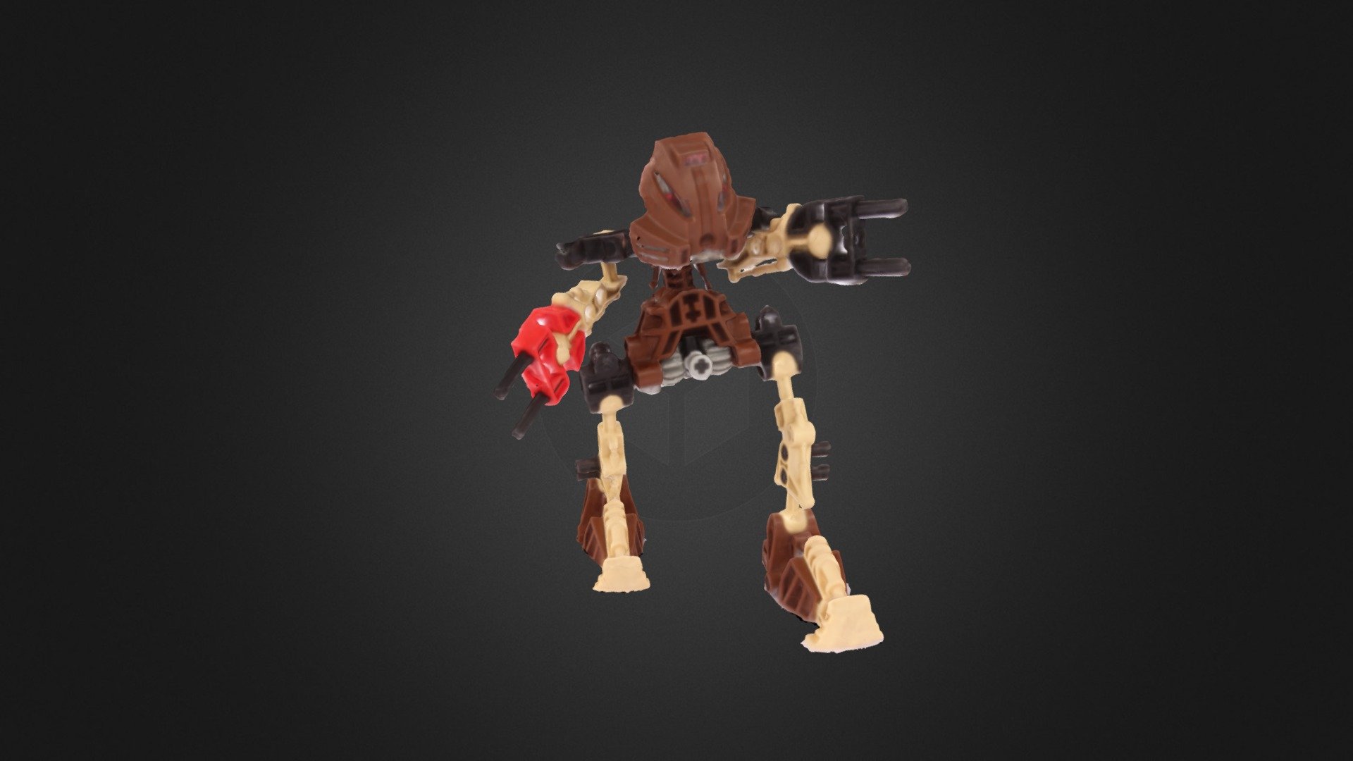 Brown And Tan Lego Bionicle - Download Free 3D model by Seth Berrier (@berriers) [def1fa7 ...