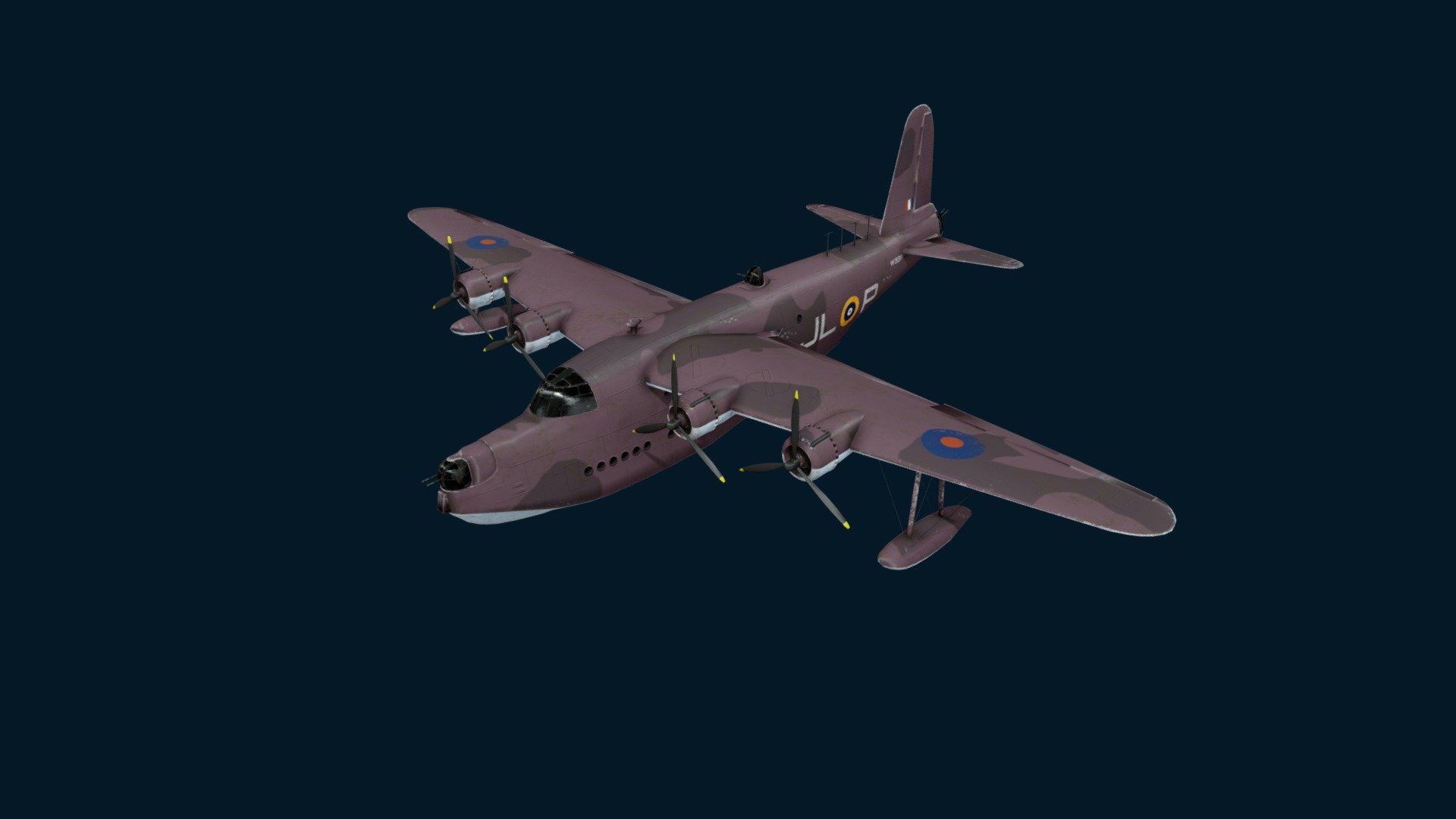 Short Sunderland - 3D model by Jim Platt (@Jimbobuk) [def6b0f] - Sketchfab