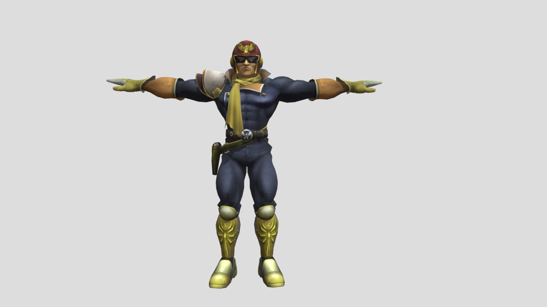 Wii - Super Smash Bros Brawl - Captain Falcon - Download Free 3D model by Unknown Person ...