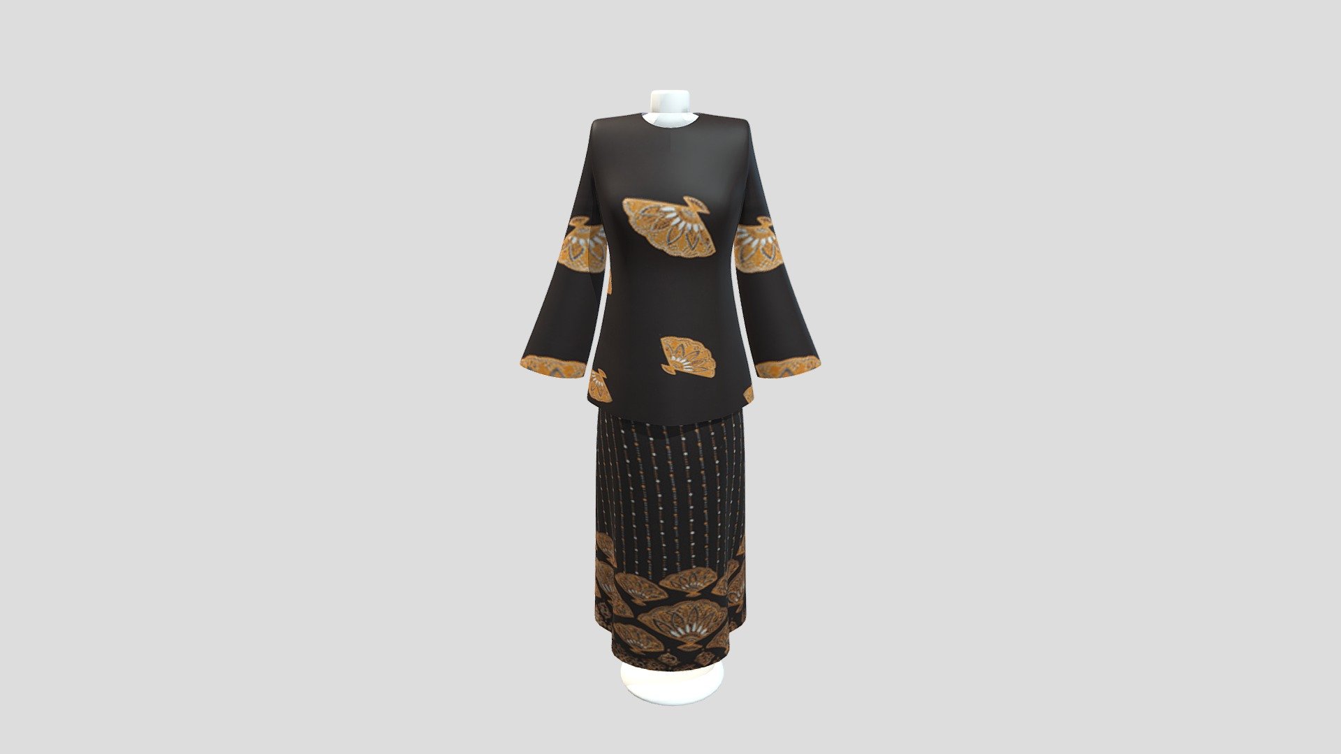 MINI KURUNG BATIK 3 - Download Free 3D model by eeelabvisual [defb8ed ...