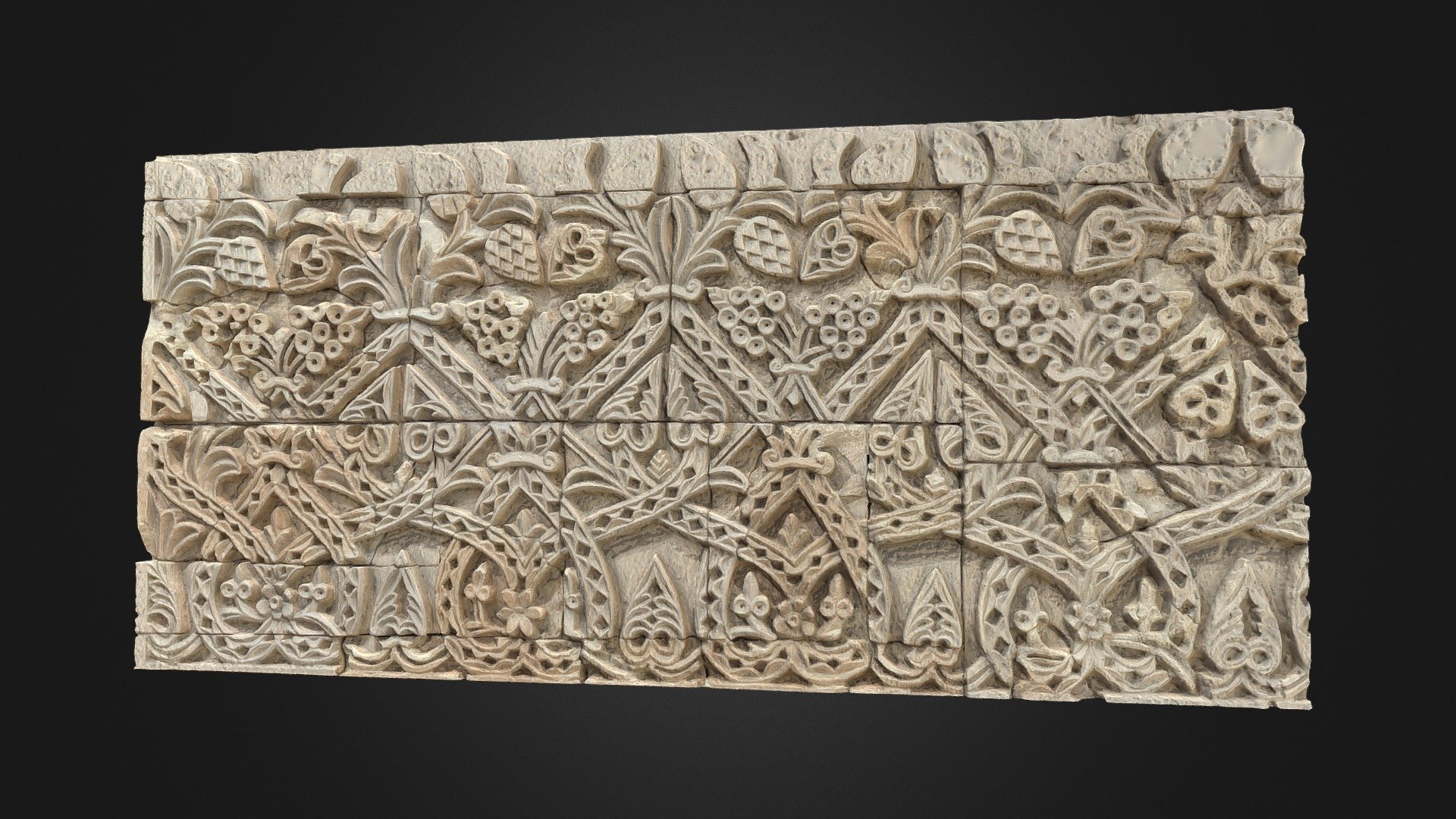 Tablero de ataurique (s. X) - Download Free 3D model by B E L I A R K ...