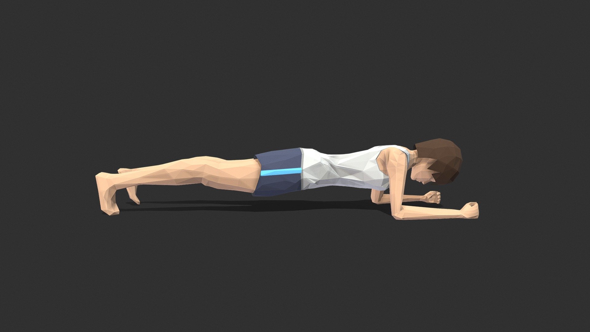 Yoga Plank Exercise - Buy Royalty Free 3D model by danielmikulik ...