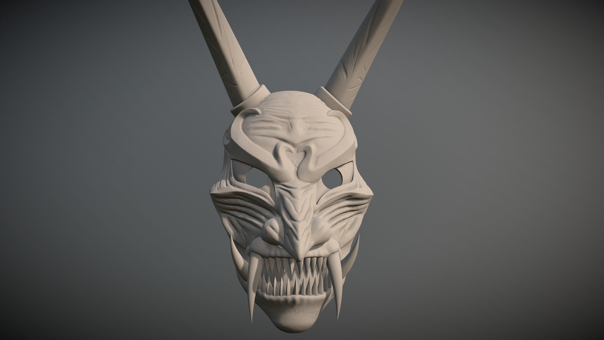 Demon Mask V3 - Buy Royalty Free 3D model by robulltec [deff5c2 ...