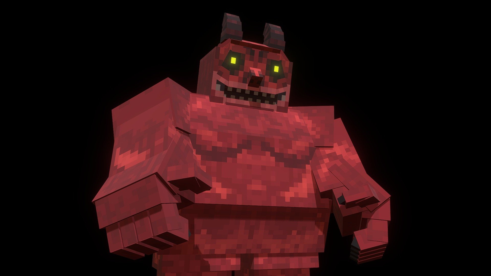 Red Demon - 3D model by Dheyaa (@_dheyaa) [deffce4] - Sketchfab