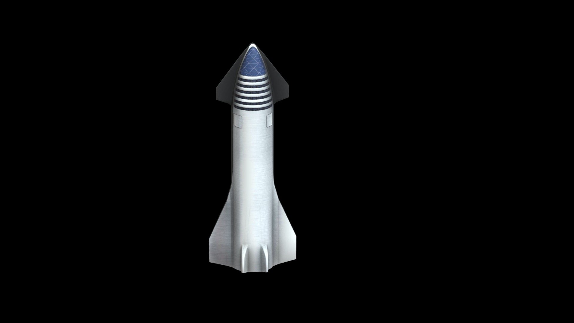 SpaceX_Starship - 3D model by vittorio1 [df012fe] - Sketchfab