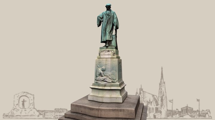 Gutenberg 3D models - Sketchfab
