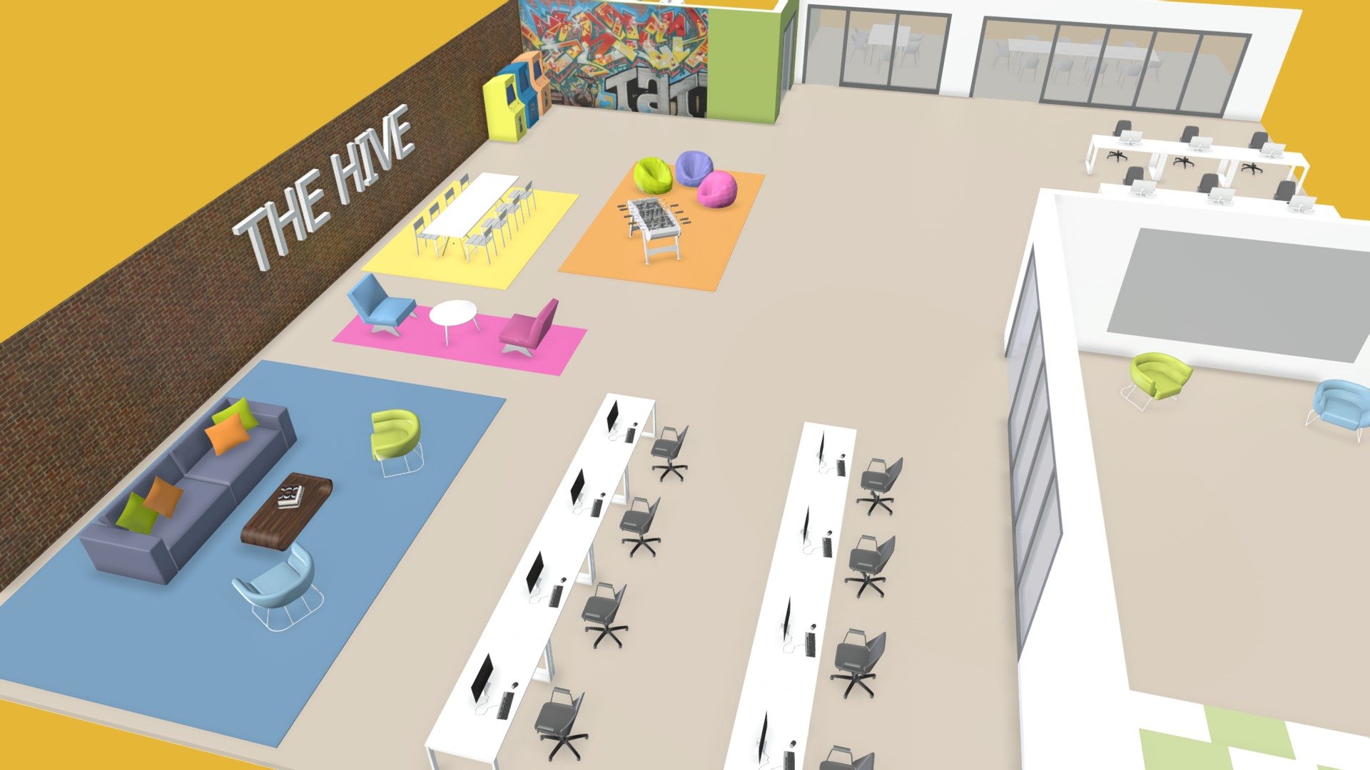 THE HIVE - Download Free 3D model by enricotestyuko [df0433c] - Sketchfab