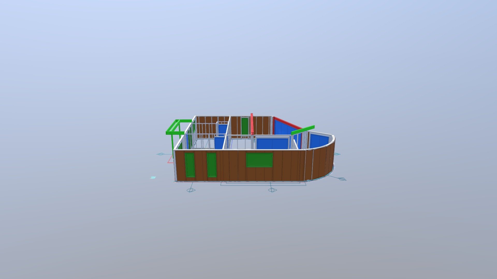 01 First Floor Panels - 3D model by timberdesigner [df08847] - Sketchfab