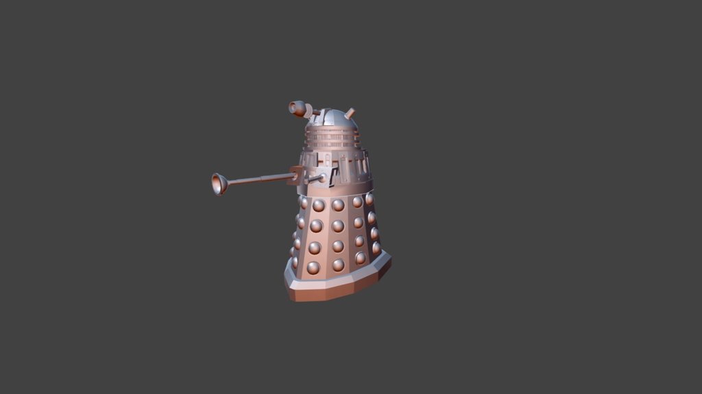 Dalek - 3D model by renderdemartes [df0a62f] - Sketchfab