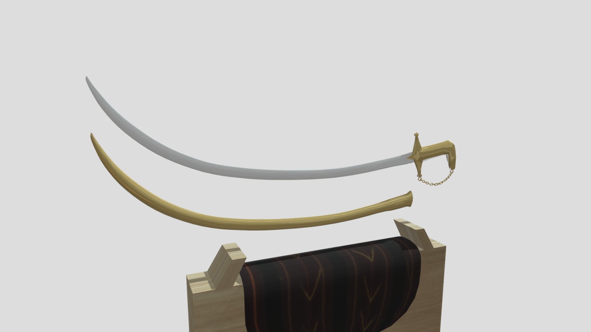 Ajrab Sword - 3D model by xiroona [df0d684] - Sketchfab