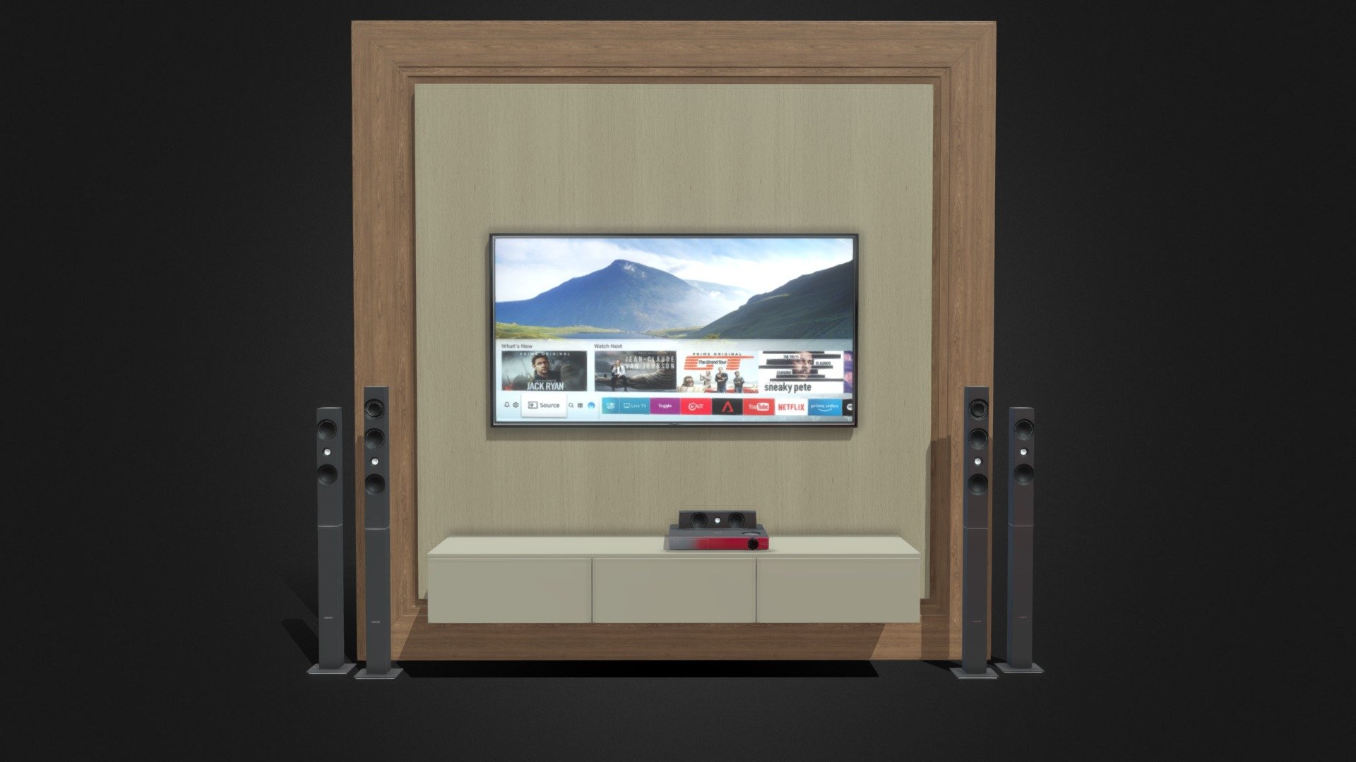 TV Set I - Download Free 3D model by saintkastiell [df0db3c] - Sketchfab