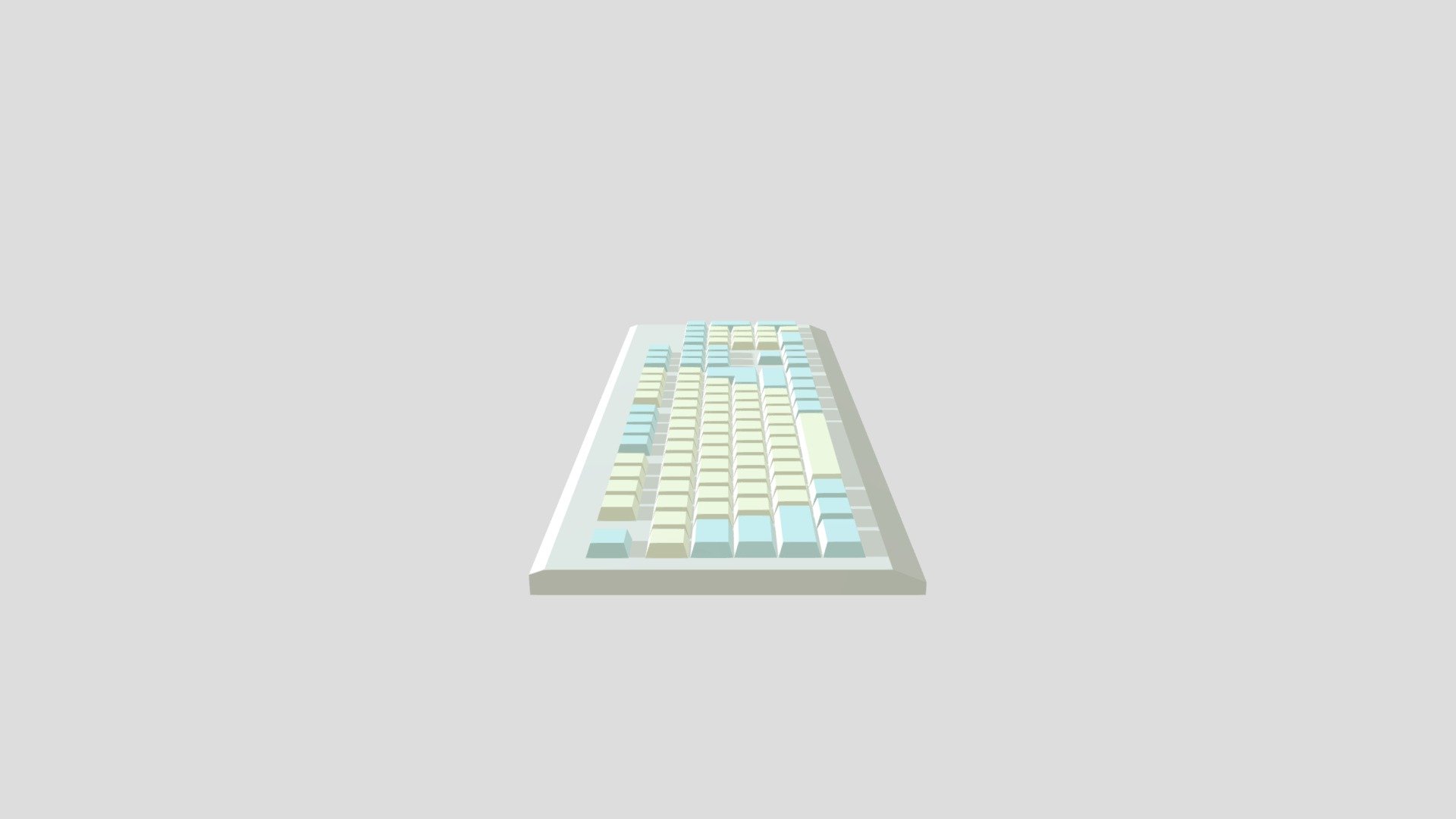 keyboard - 3D model by lisareglero [df0de55] - Sketchfab