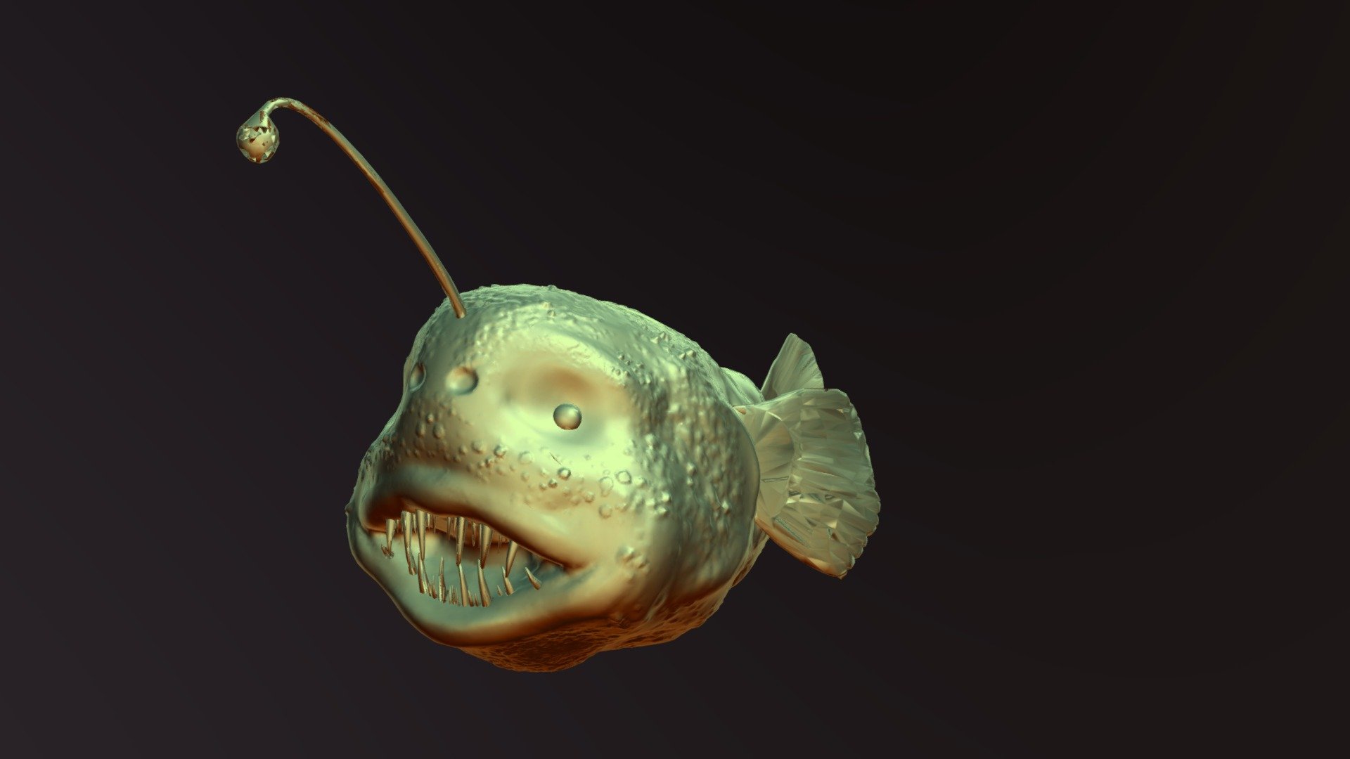 1 Day deep sea fish - 3D model by kamilsiberiya [df0ee5d] - Sketchfab