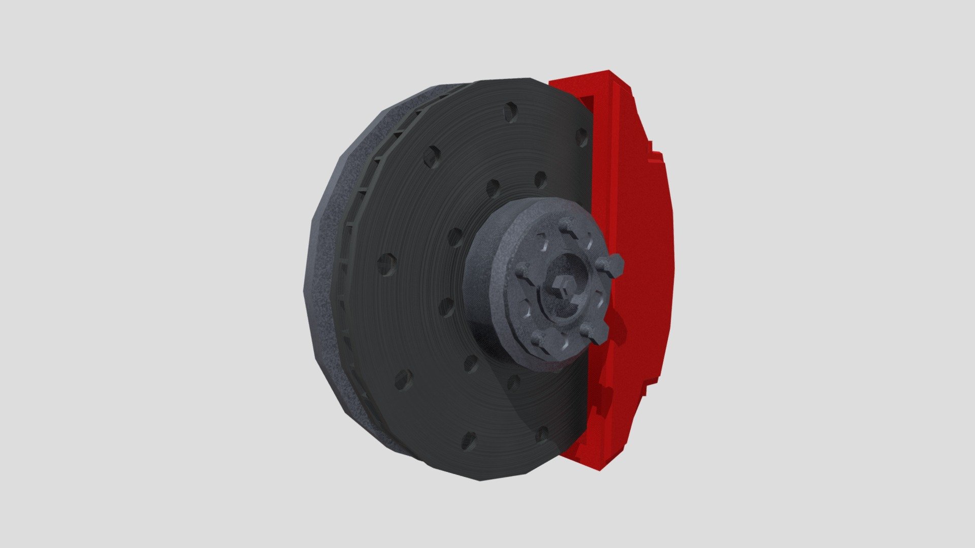 Wheel Brake and Hub - 3D model by J_hojo [df0f8b4] - Sketchfab