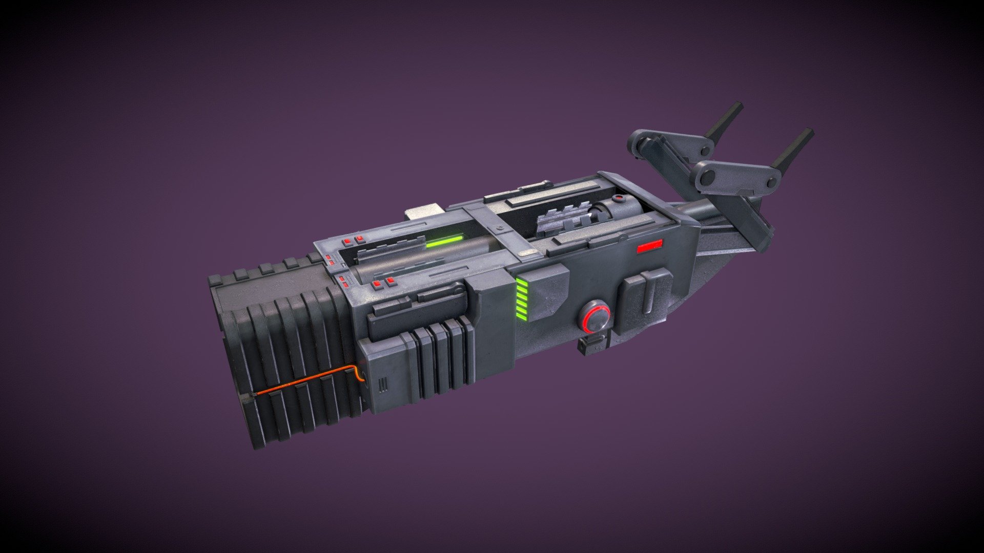 BFG-9000 | Hard Surface Prop | CPL3 - 3D model by Kaleb Mortenson ...
