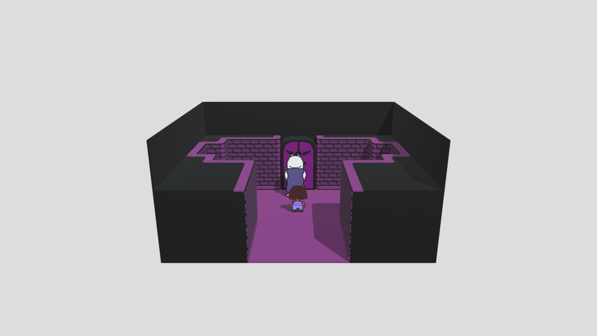 Voxel Vox Frisk and Toriel - Download Free 3D model by JoShBle [df11ec2 ...