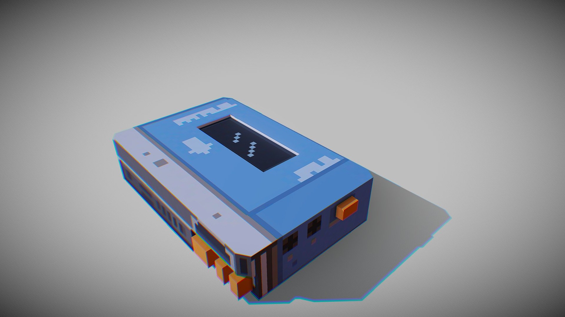 Walkman - Low Poly/Pixel Art - - 3D model by mr.costard [df12157 ...