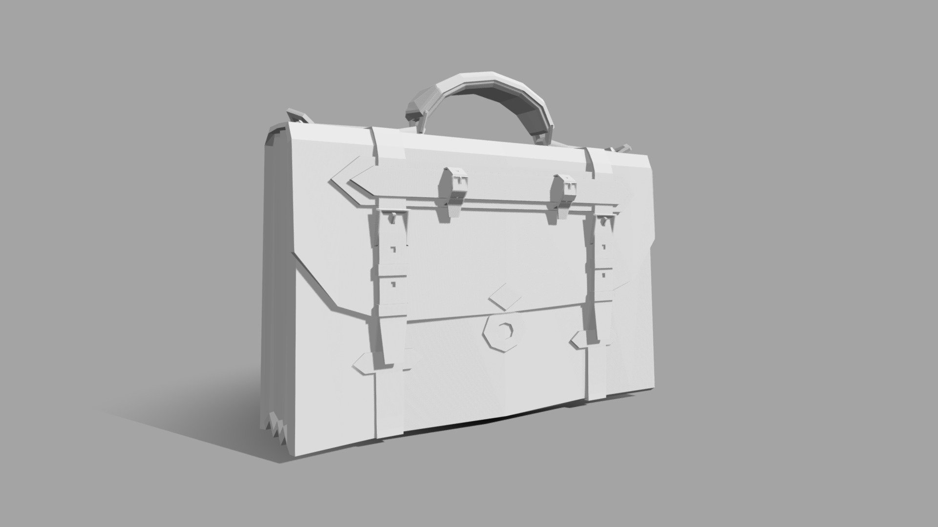 low-poly briefcase - Download Free 3D model by mahalaf [df12d61 ...