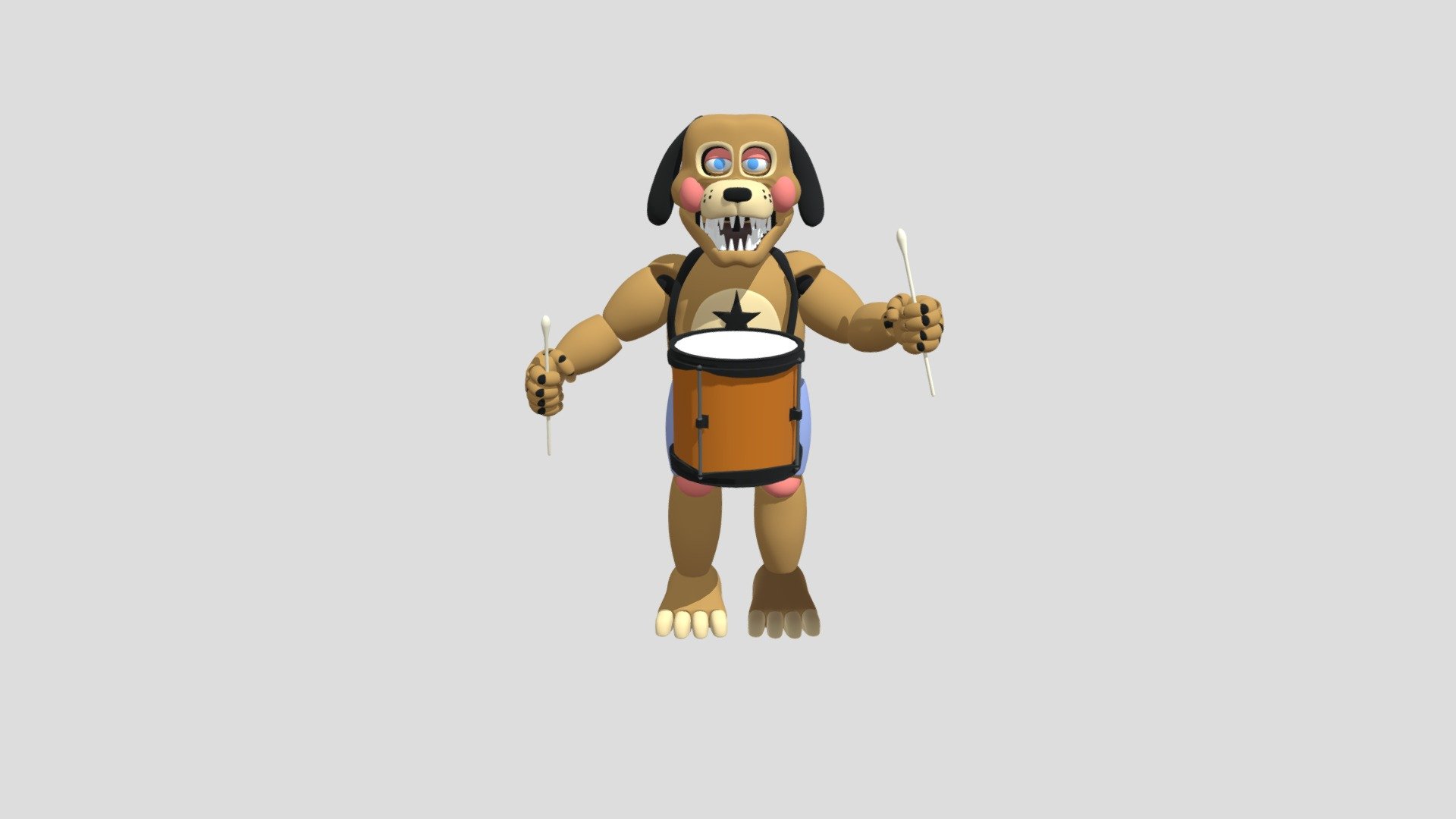 Rockstar sparky - Download Free 3D model by NachiG [df13c94] - Sketchfab