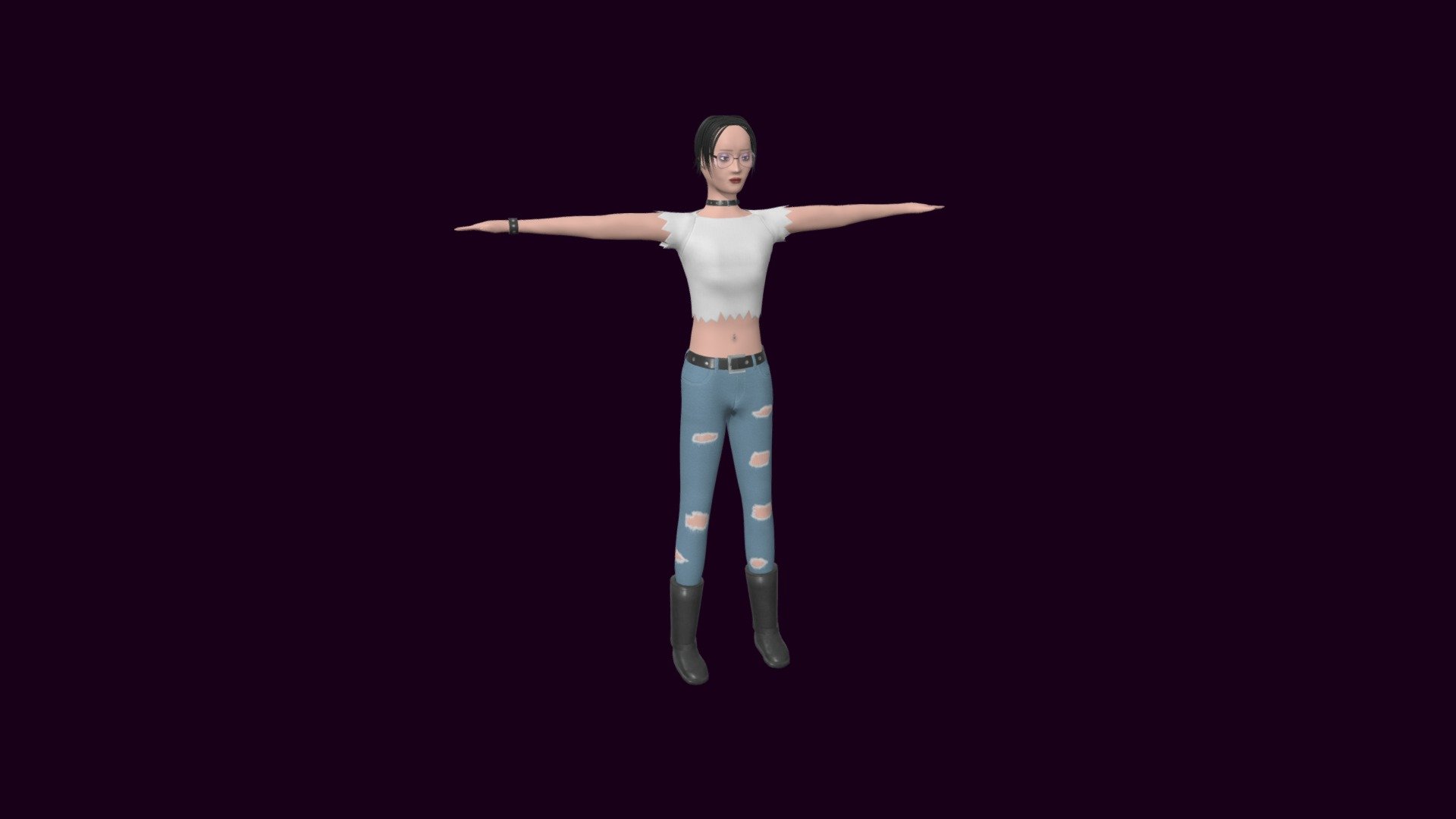 Girl (Nana Osaki inspired) - Download Free 3D model by theLenina ...