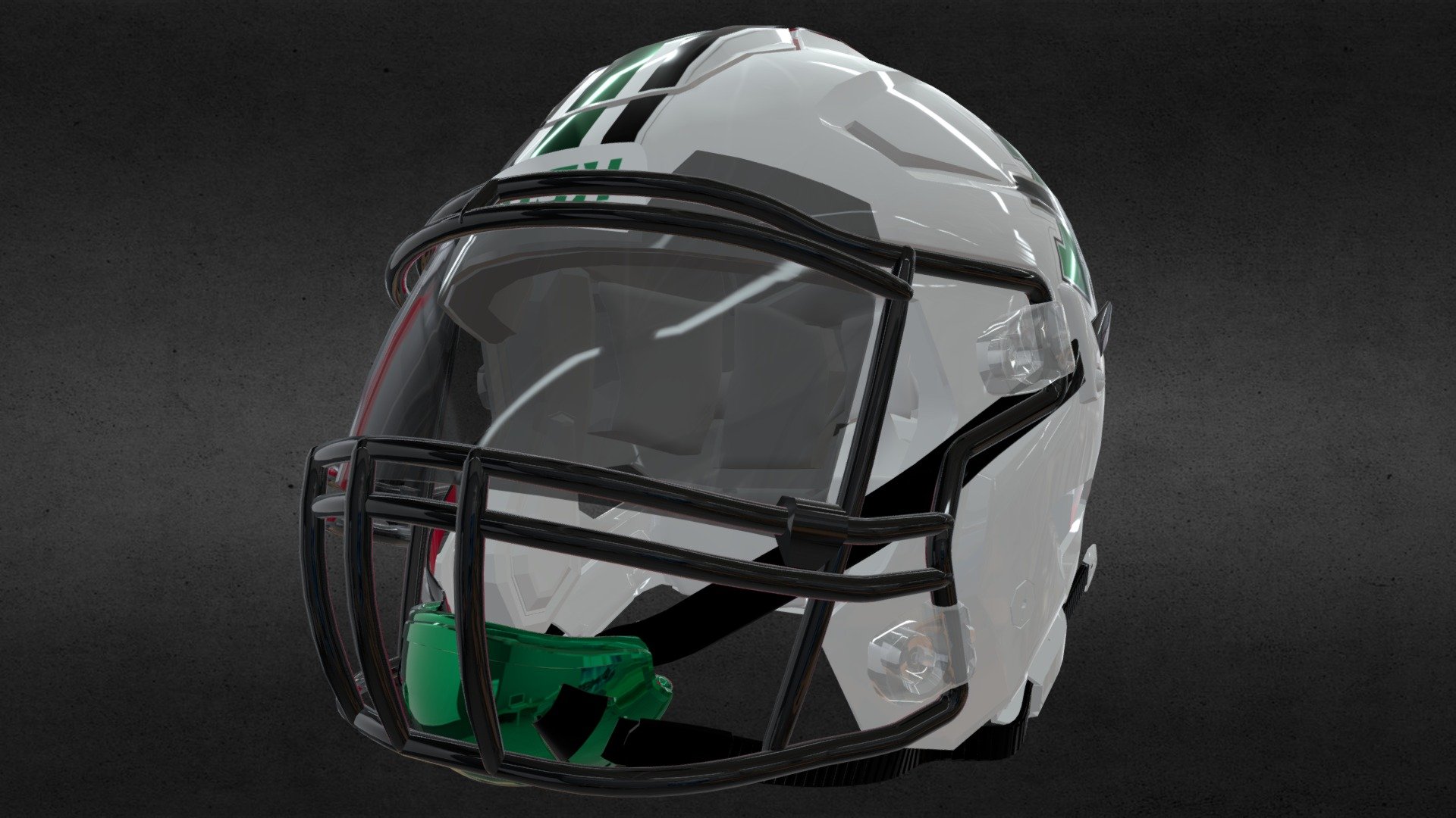 Bishop McGuinness Helmet Chrome - 3D model by Pro Line Designs ...